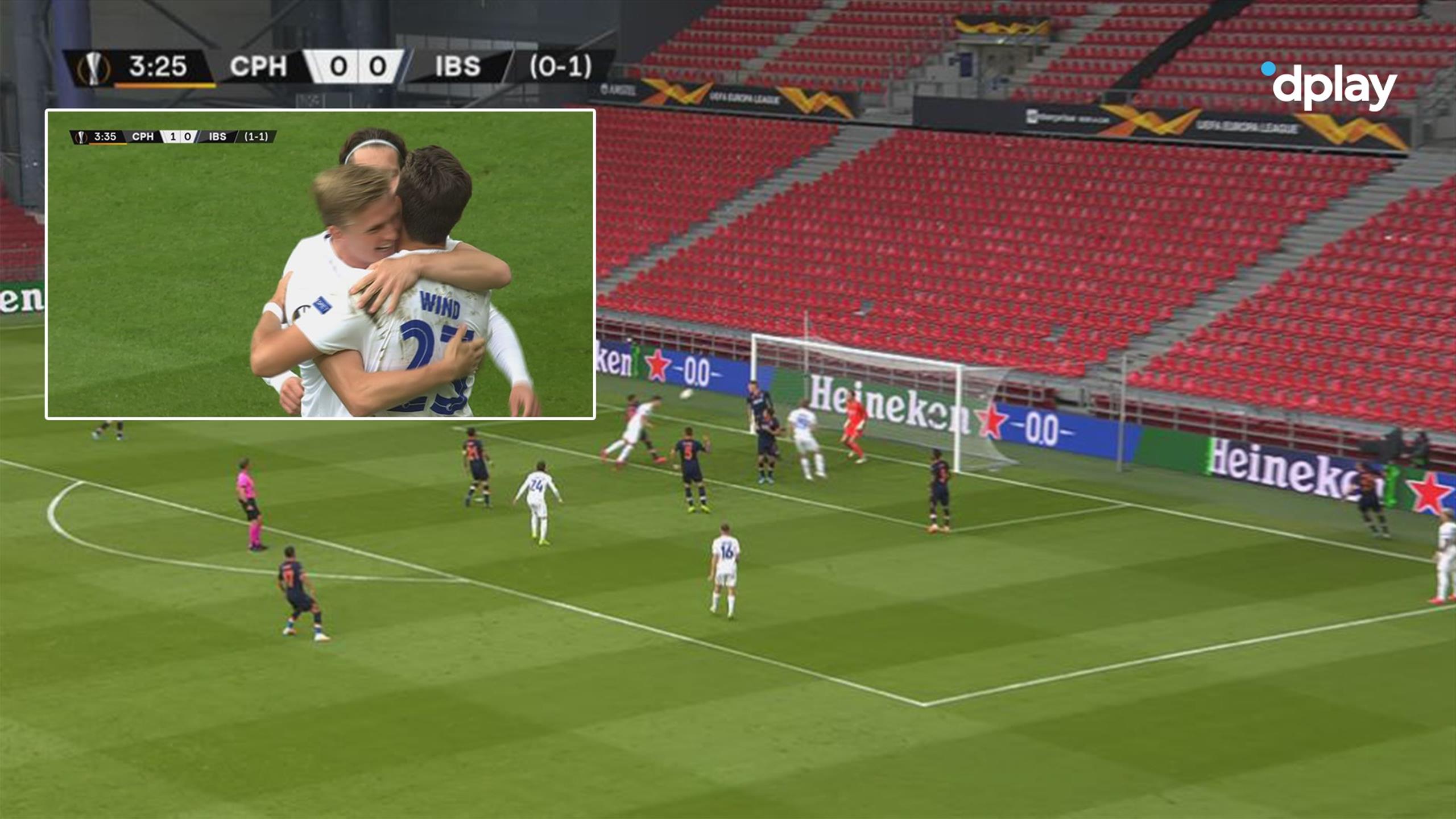 Drømmestart i Parken! Jonas Wind header FCK foran efter tre minutter ...