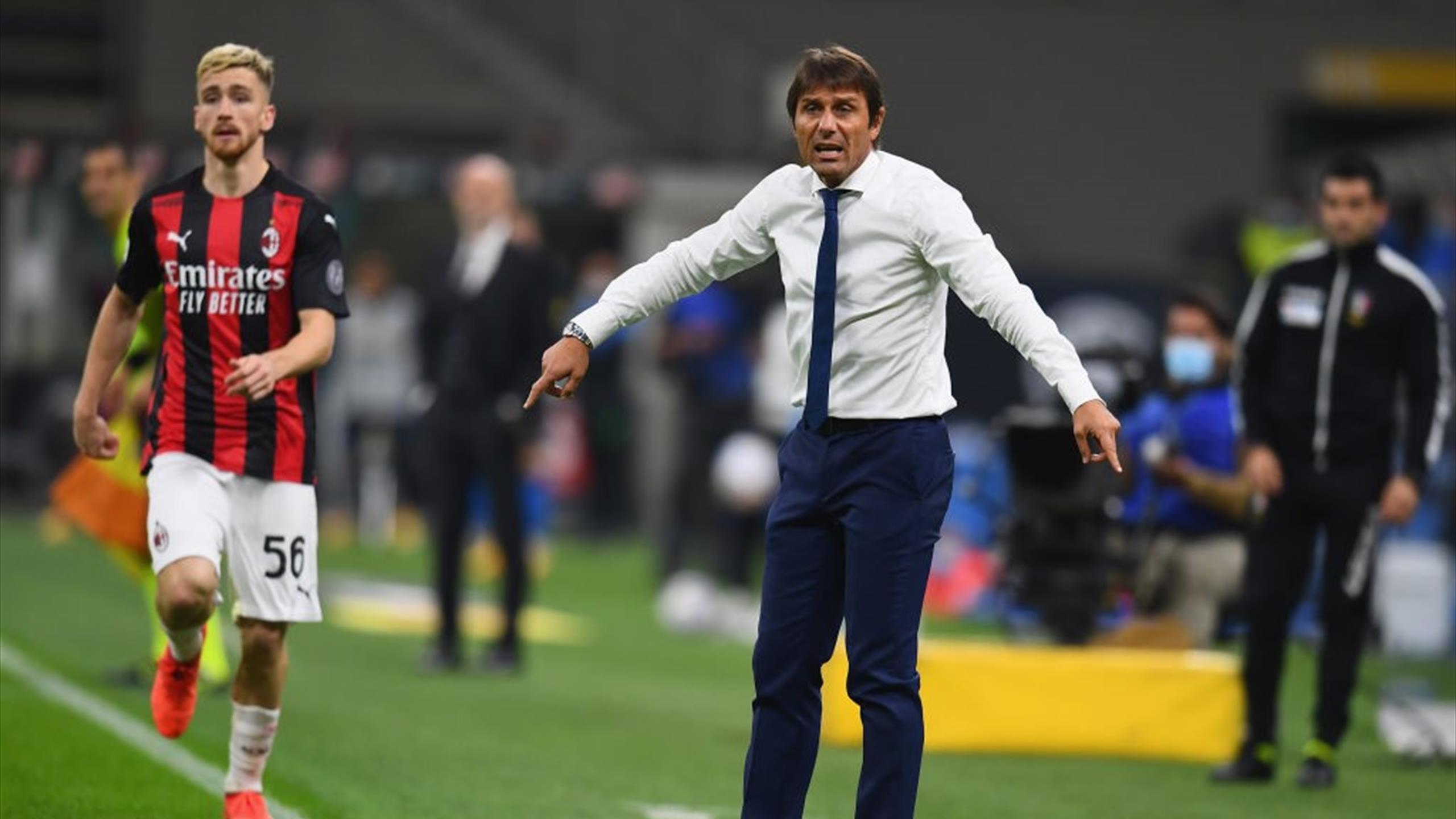 Inter-Milan, Conte: "Poco solidi? C'è chi vuole il trequartista ...