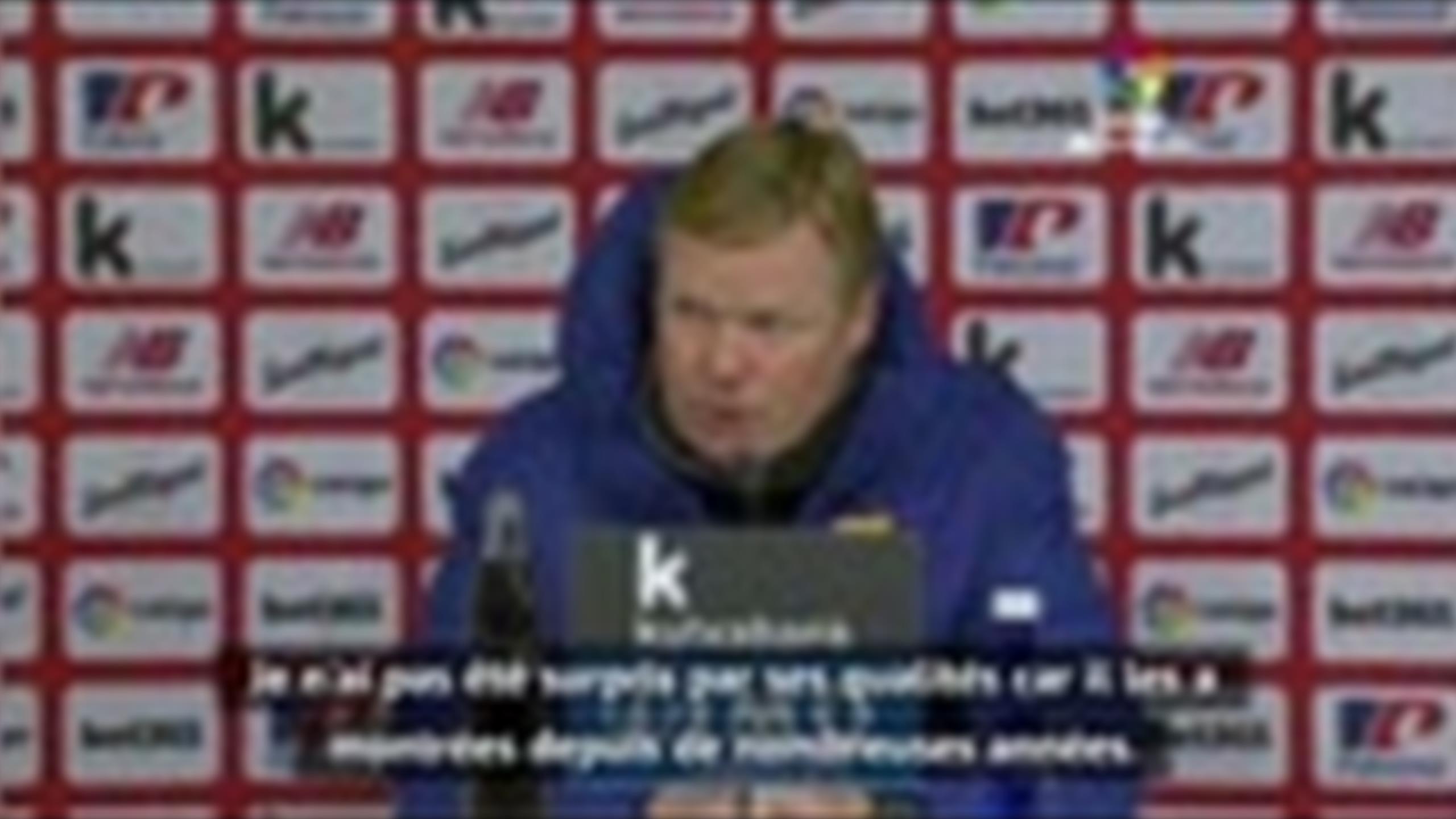2e j. (en retard) ) - Koeman : "Messi est prêt à relever le défi ...