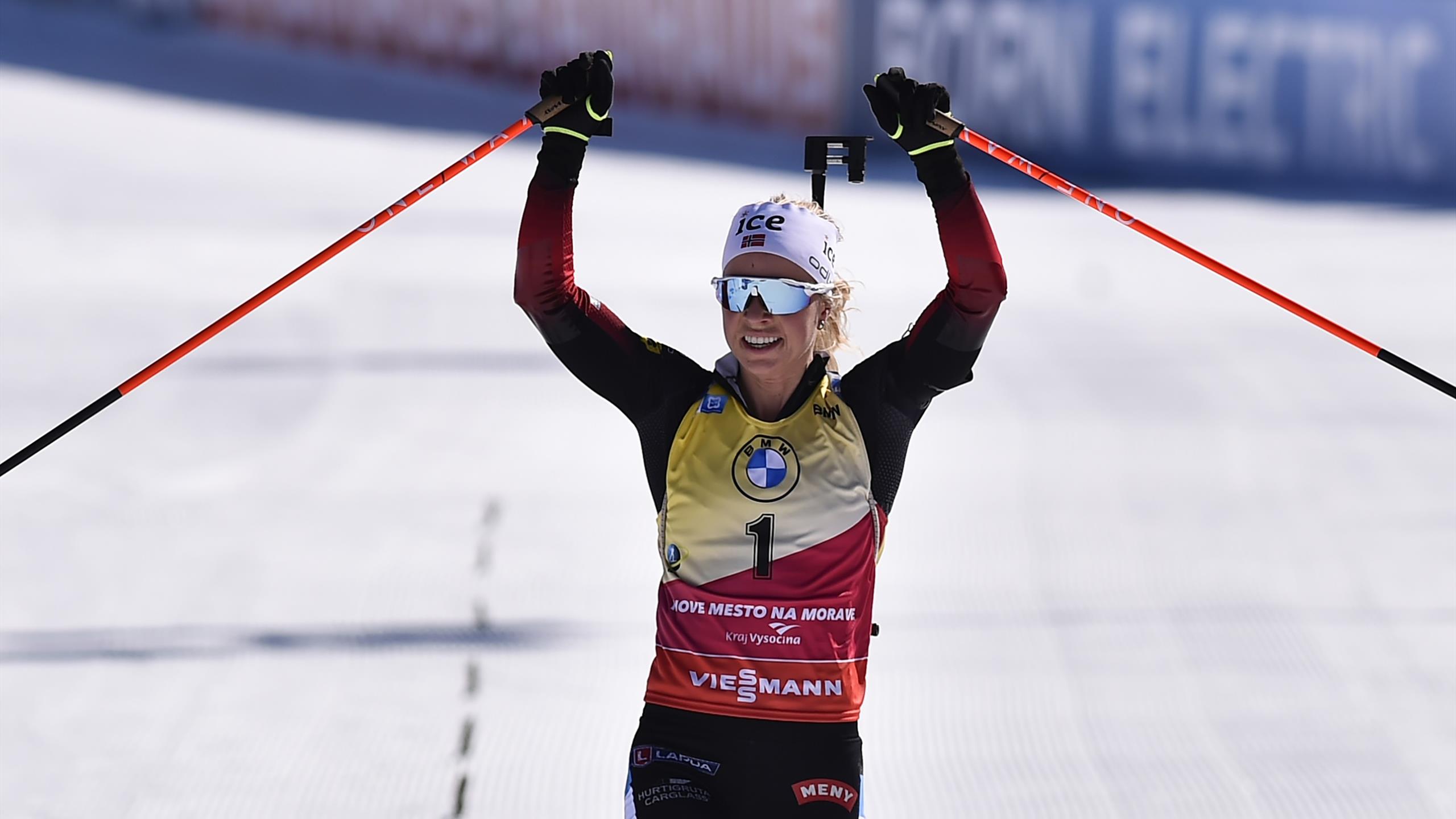 Nove Mesto: Tiril Eckhoff auch in der Verfolgung nicht zu schlagen ...