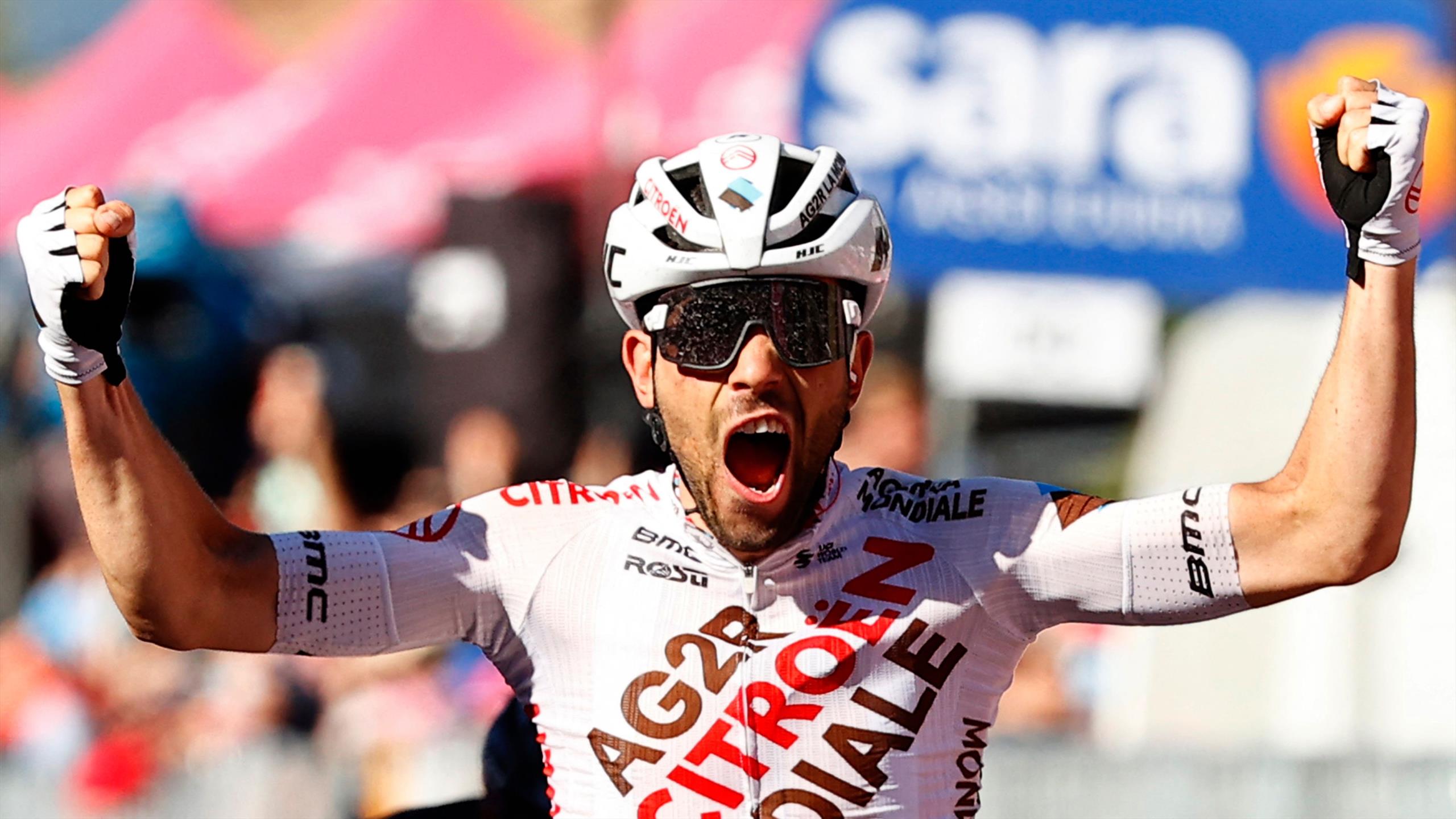 Giro d'Italia | Andrea Vendrame sterkste vluchter in zware bergrit ...
