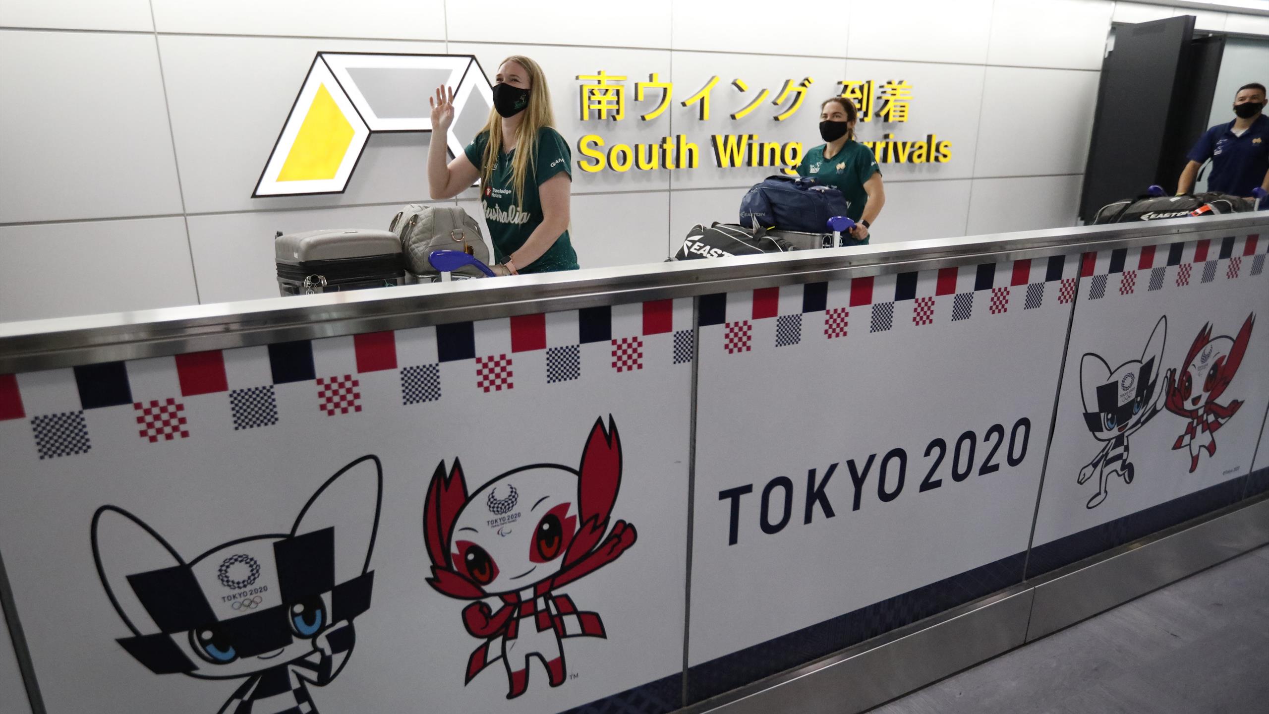 JO de Tokyo : les premières sportives olympiques sont arrivées au Japon ...