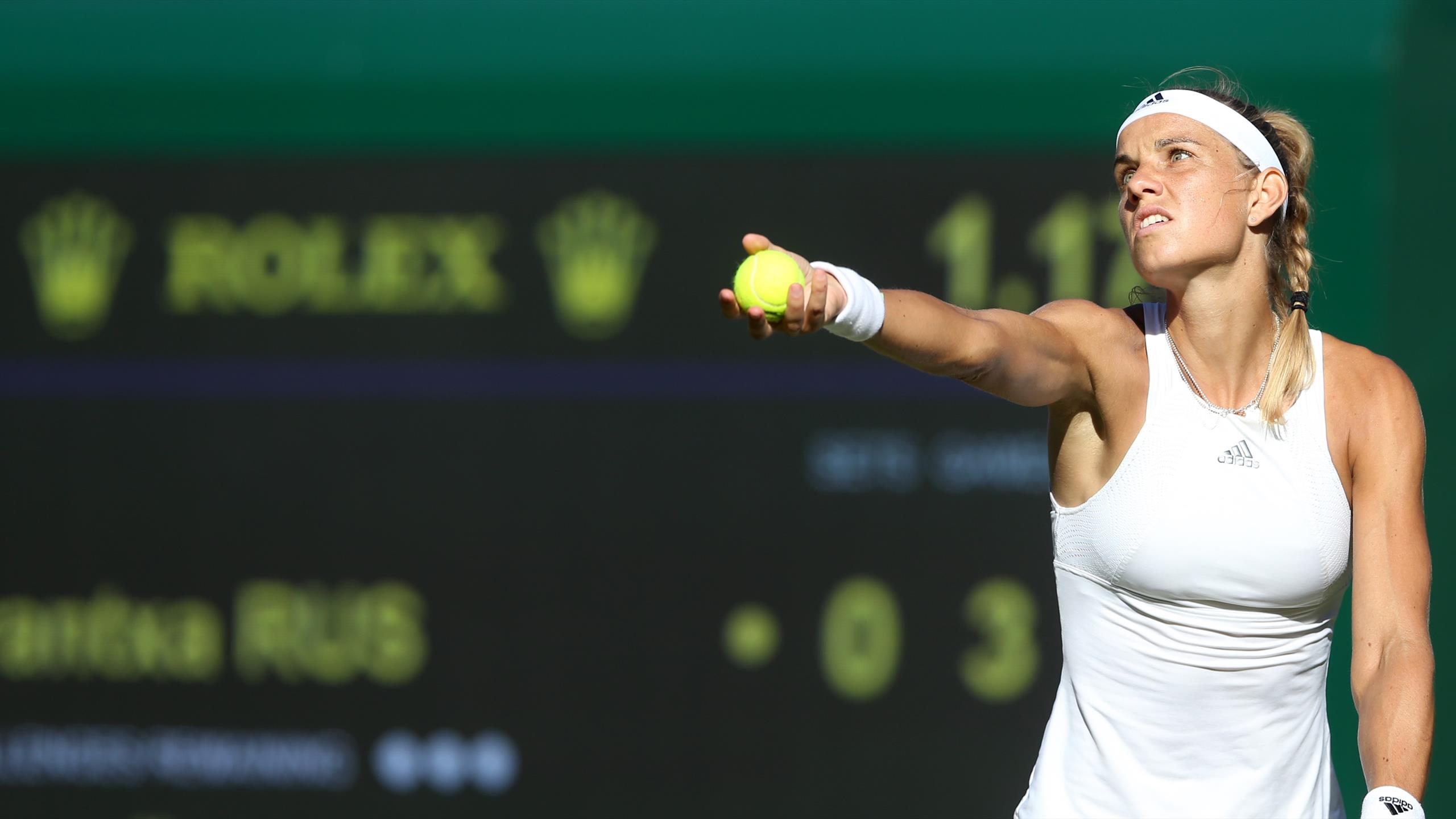 Wimbledon | Arantxa Rus kansloos tegen Sakkari - Eurosport