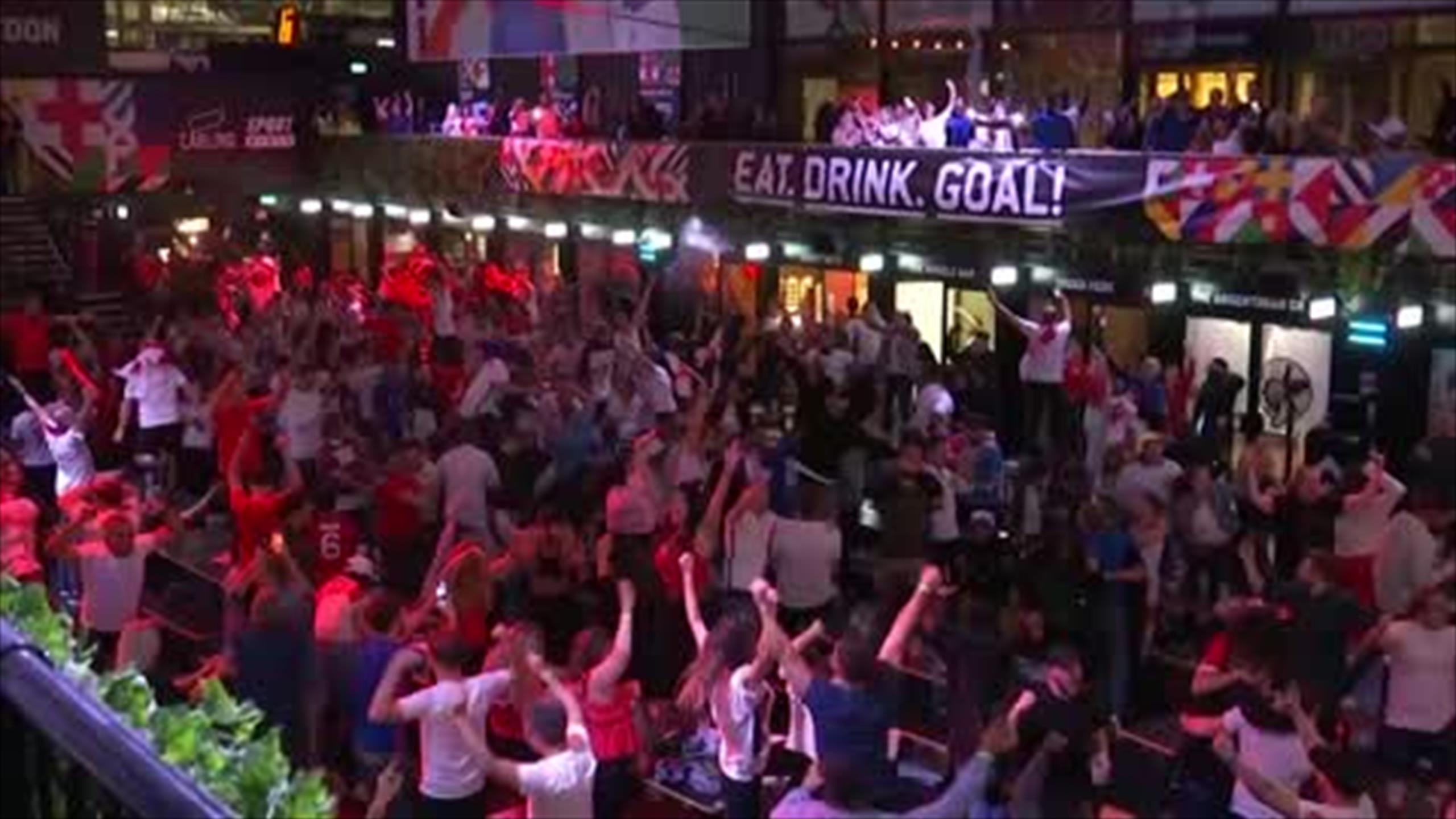 Euro 2020 - 'It's coming home, it's coming home!' - England fans go ...