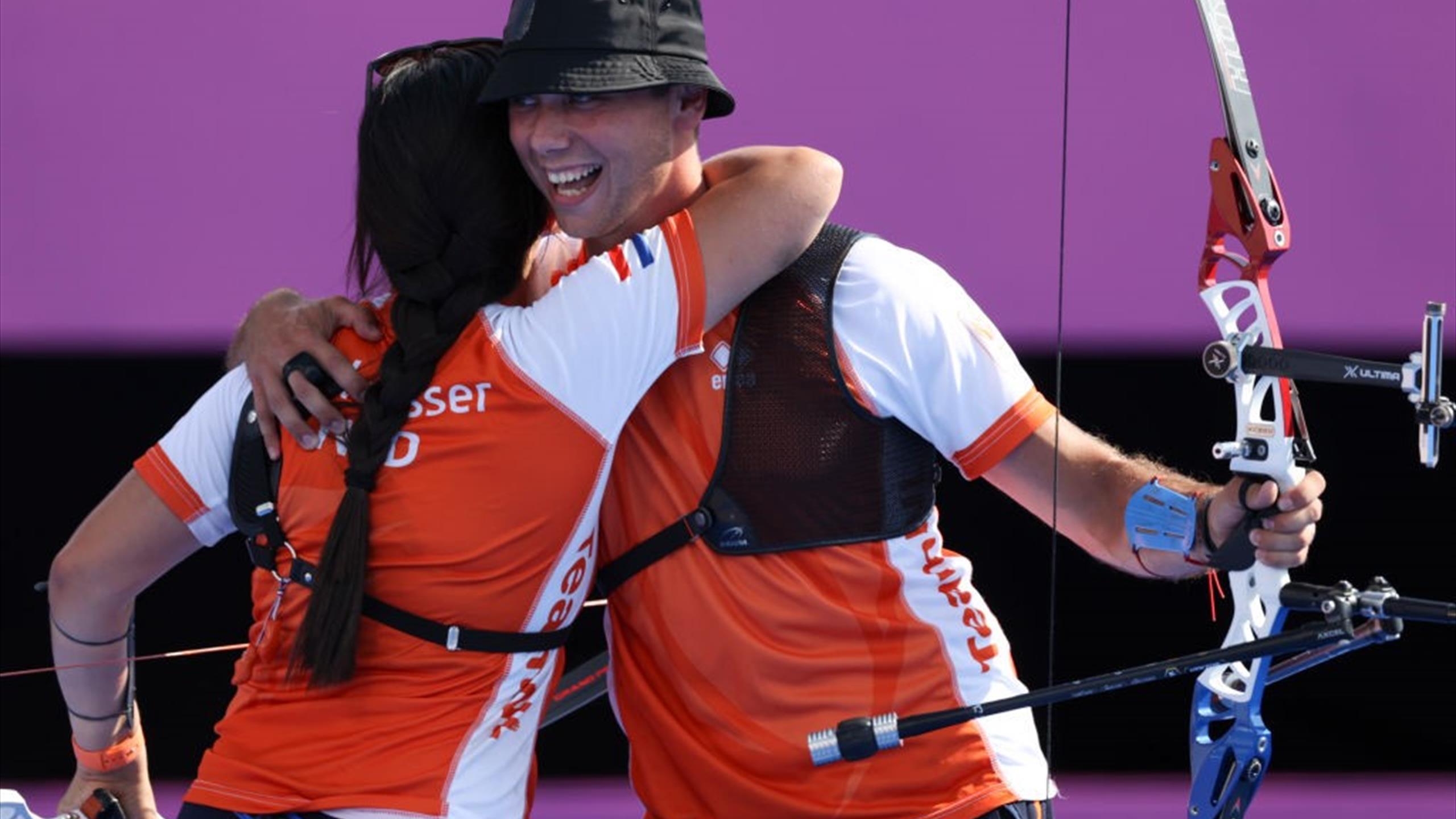 Tokyo 2020 | Zilver voor Nederlandse boogschutters - Boogschieten video ...