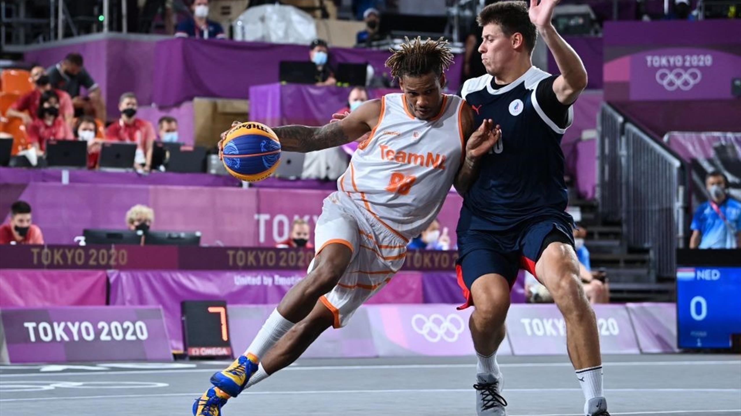 Tokyo 2020 | 3x3 basketballers winnen overtuigend van Rusland - 3x3 ...