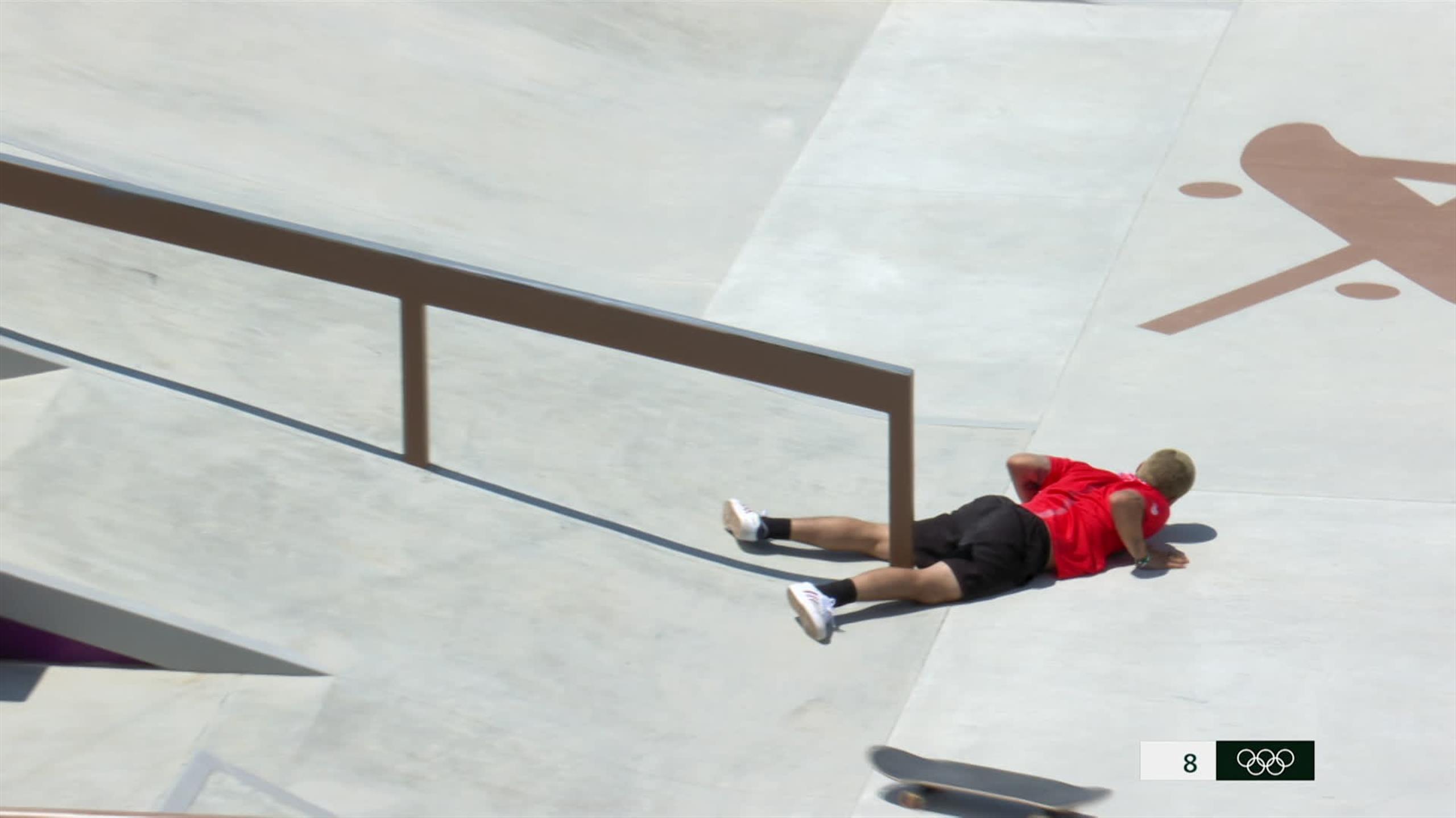 Tokyo 2020 | Horrorcrash bij het skateboarden - Skateboarden video ...
