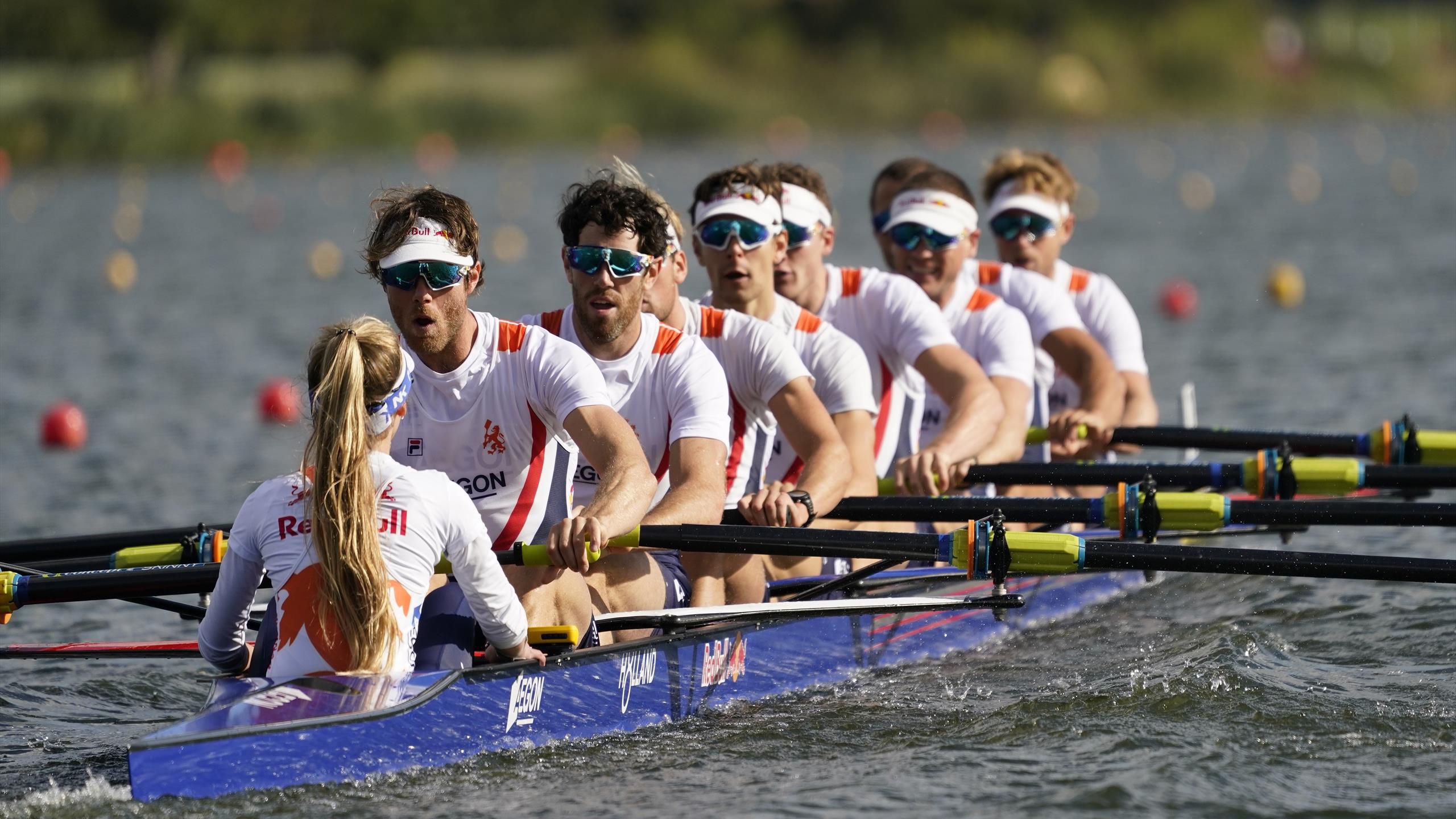 Tokyo 2020 | Holland Acht maken favorietenrol niet waar - Roeien video ...