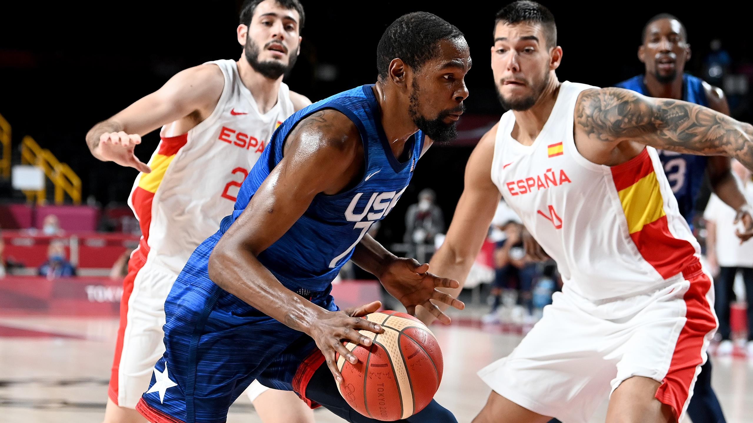 Tokyo 2020 - Portés par Durant, les Etats-Unis écartent l'Espagne en ...