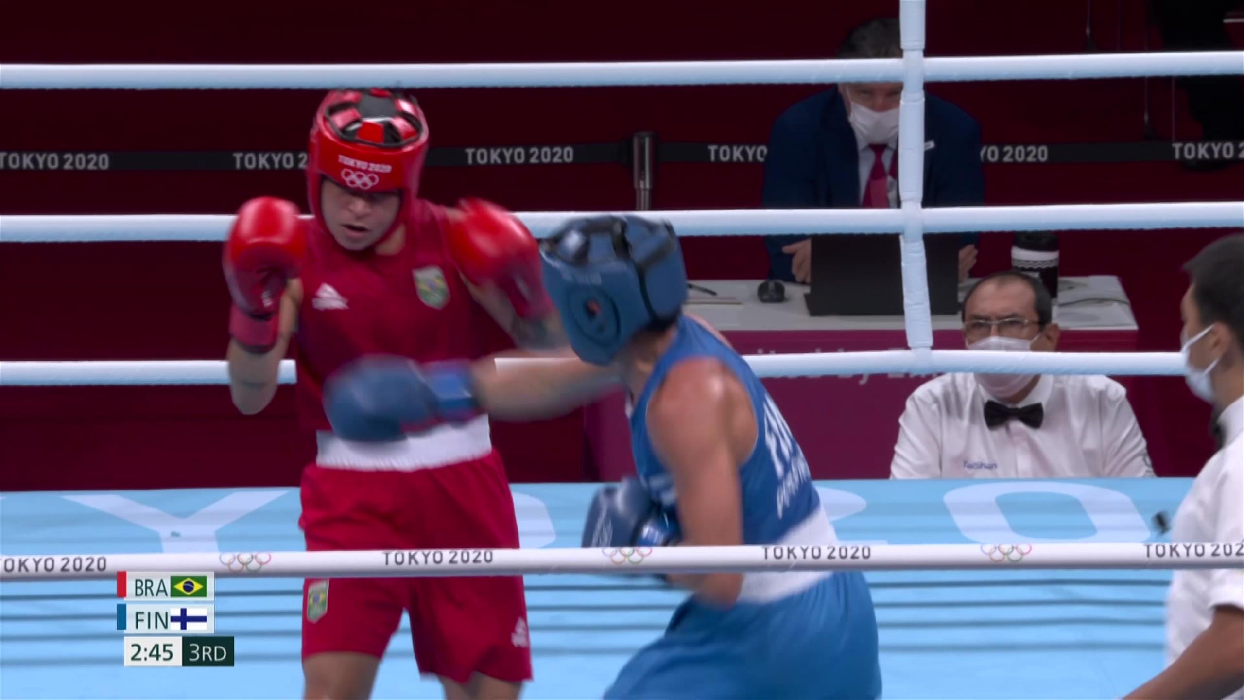 Tokyo 2020 - Brazil mot Finland - Boxing - Women's Light (57-60kg) – OL ...