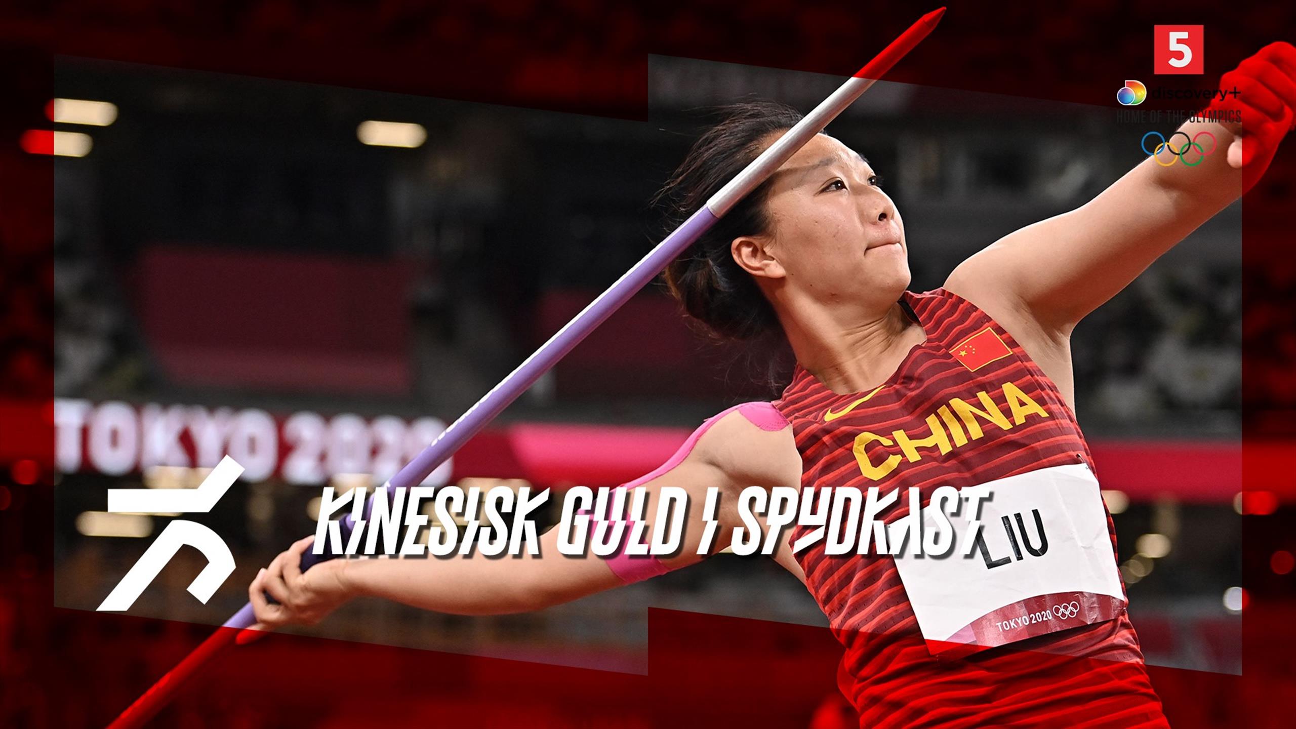 Guld på første forsøg: Liu vinder guld i spydkast - Atletik video ...