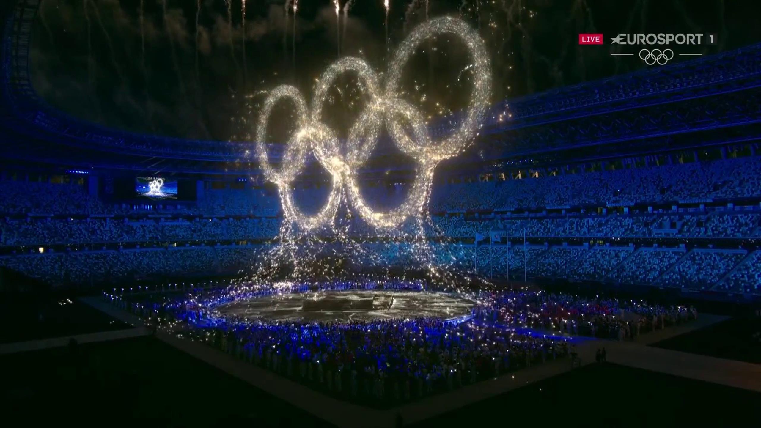 Tokyo 2020 Olympics - 'A glorious visual' - Watch magical moment light ...
