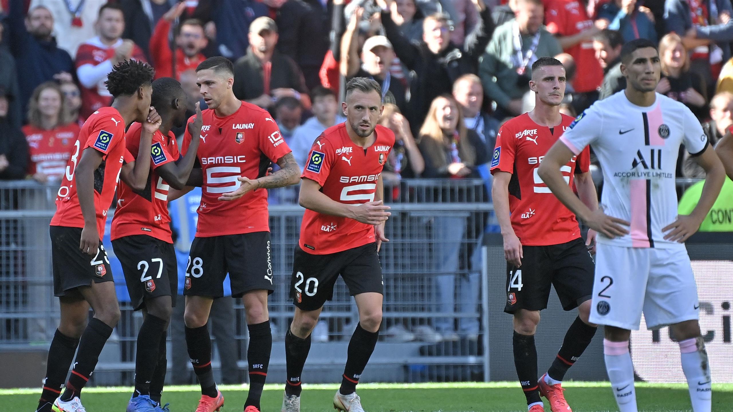 Stade Rennes gewinnt gegen Starensemble von Paris Saint-Germain - Eurosport