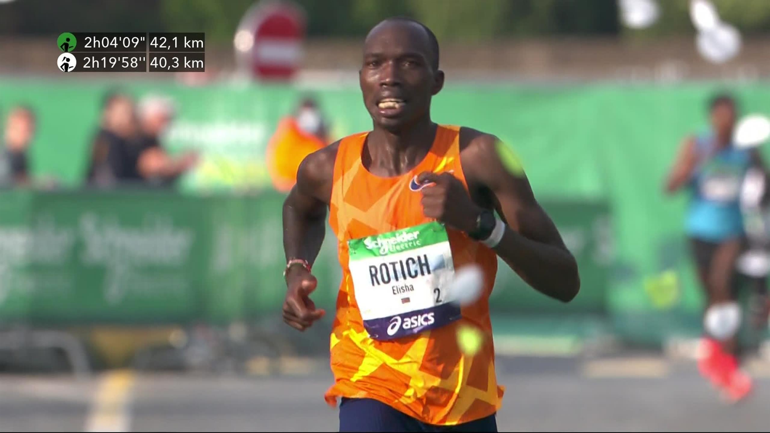 Marathon de Paris : L'arrivée victorieuse d'Elisah Rotich avec un ...