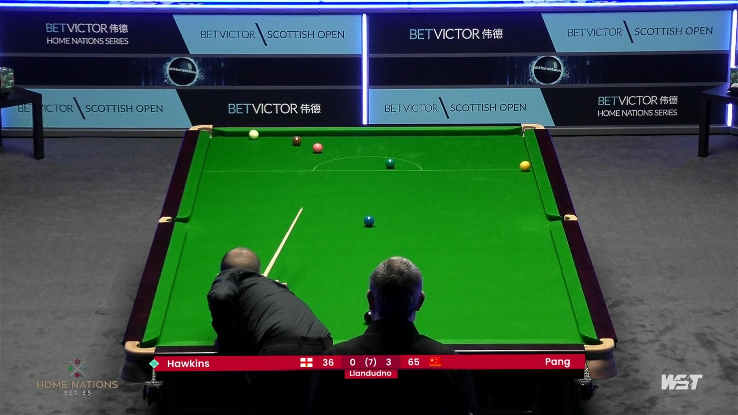 Snooker, Scottish Open: subito un fluke per Hawkins contro Pang ...