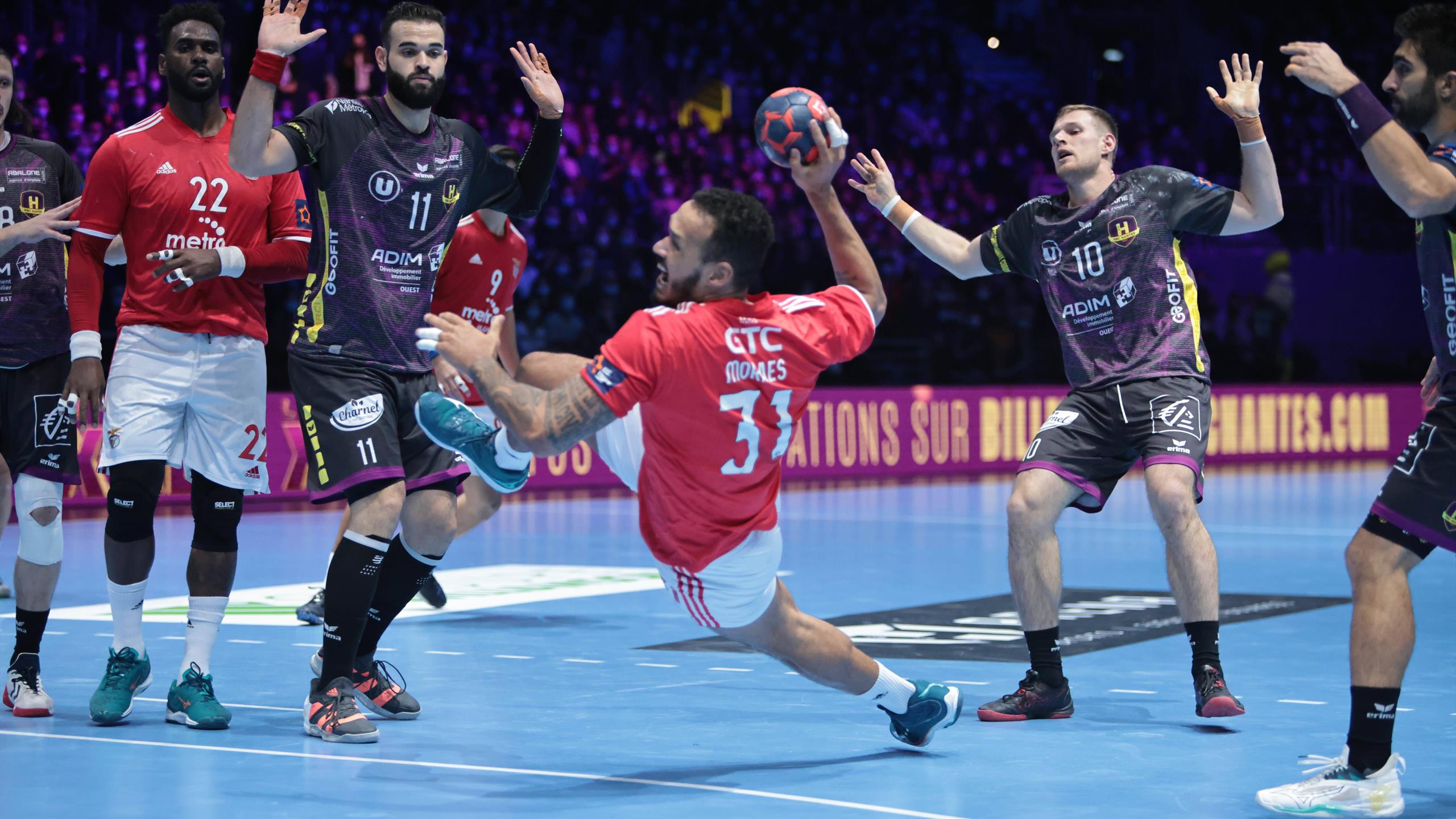 Handball (Ligue Européenne) : Le HBC Nantes, tenu en échec par Benfica ...