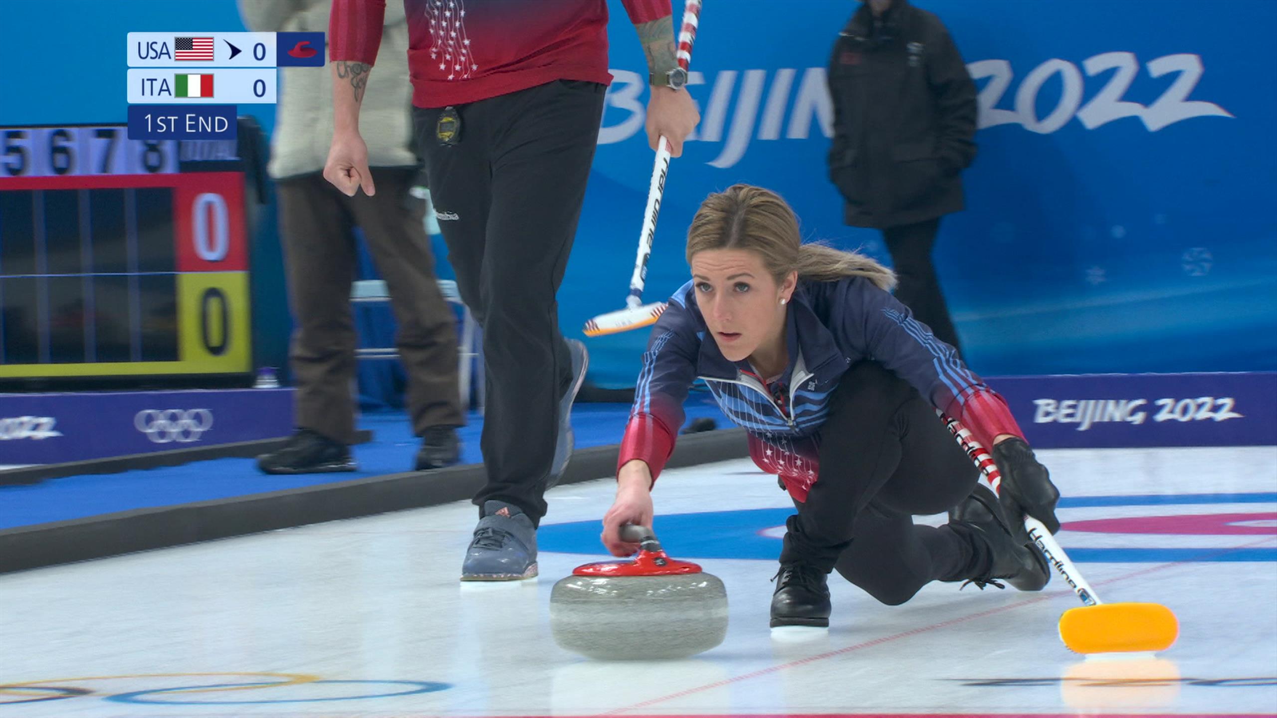 Curling (fase de grupos) | Estados Unidos-Italia:: Vídeo resumen y ...