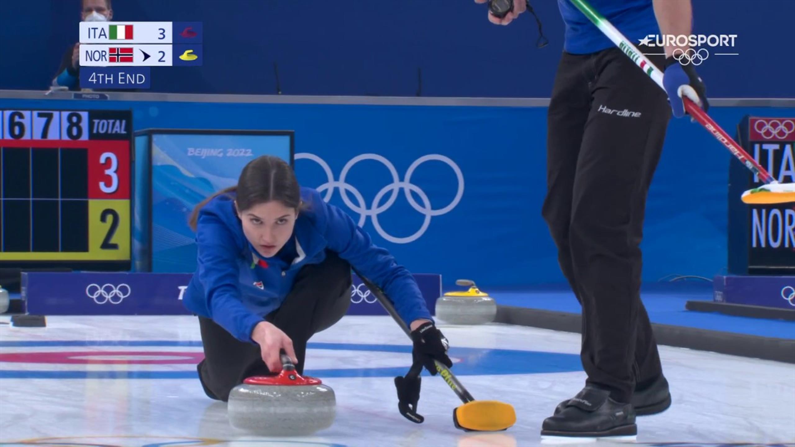 Olimpiadi invernali Curling Stefania Constantini, tiro da urlo e 3 ...