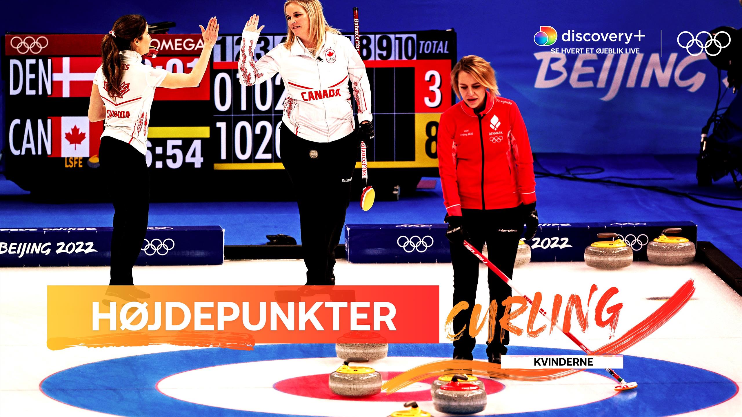 Highlights: Curlingkvinderne sløjfer vinterlegene med kæmpenederlag til ...