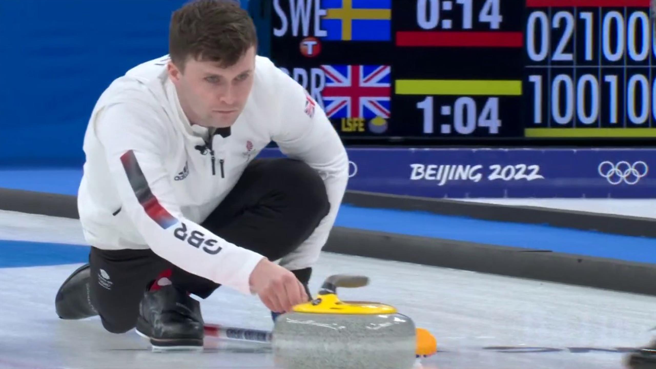 Olympia 2022 - Curling: Niklas Edin mit grandiosem Spielzug ...