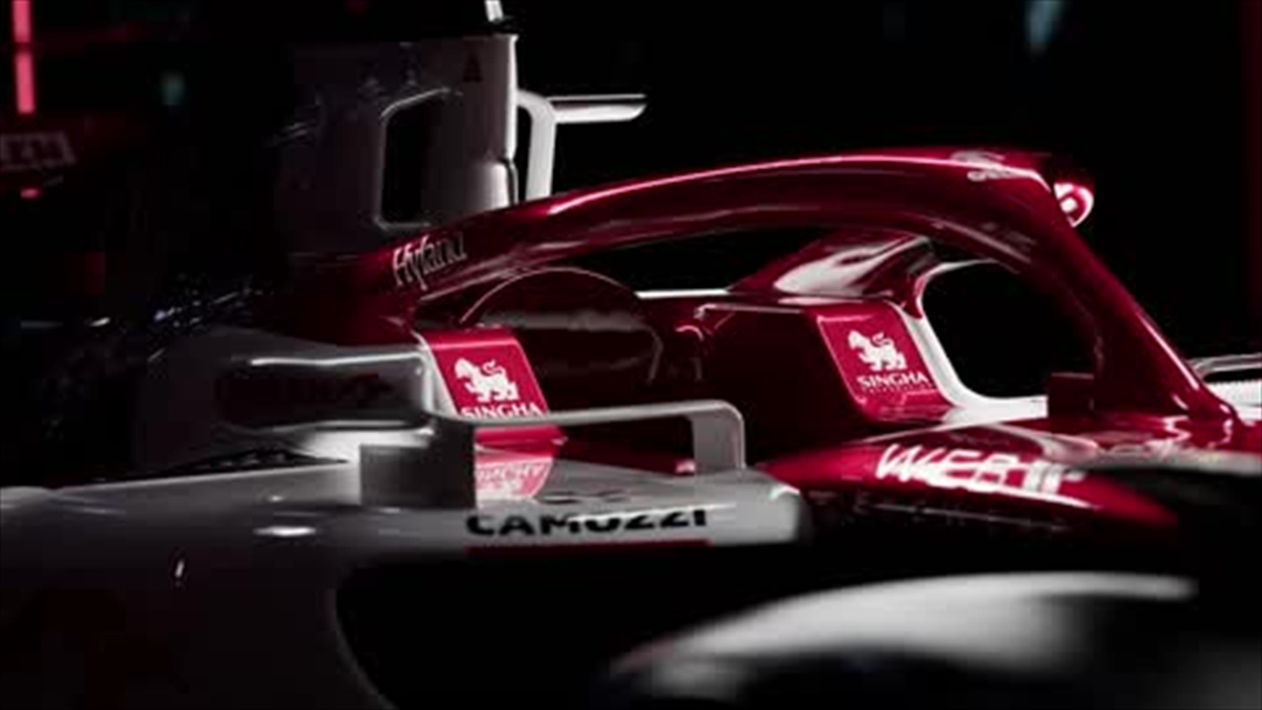 F1 Alfa Romeo team unveil their C42 car - Formula 1 video - TNT Sports