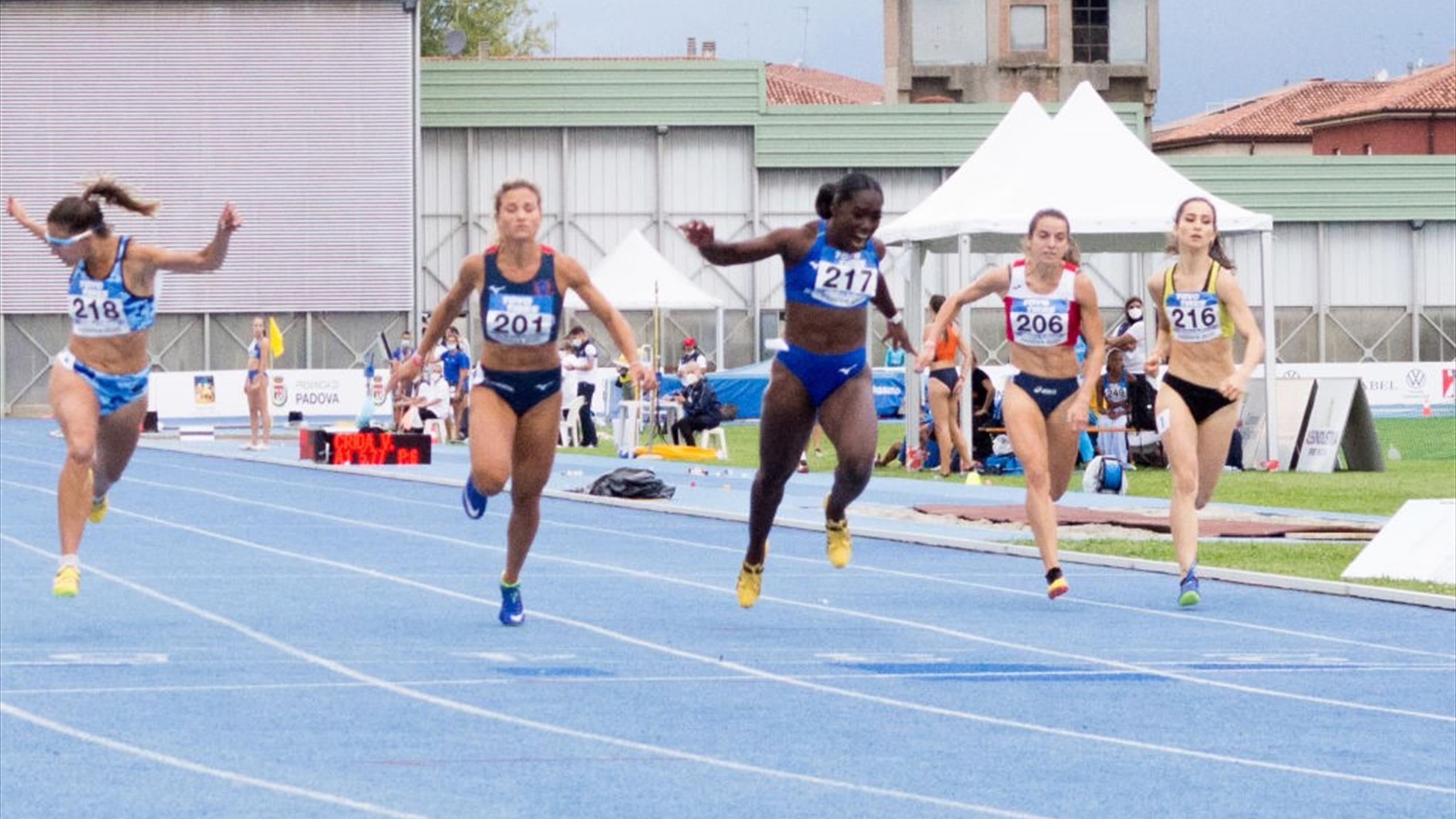 Atletica, Campionati nazionali italiani Ancona: Zaynab Dosso da record ...