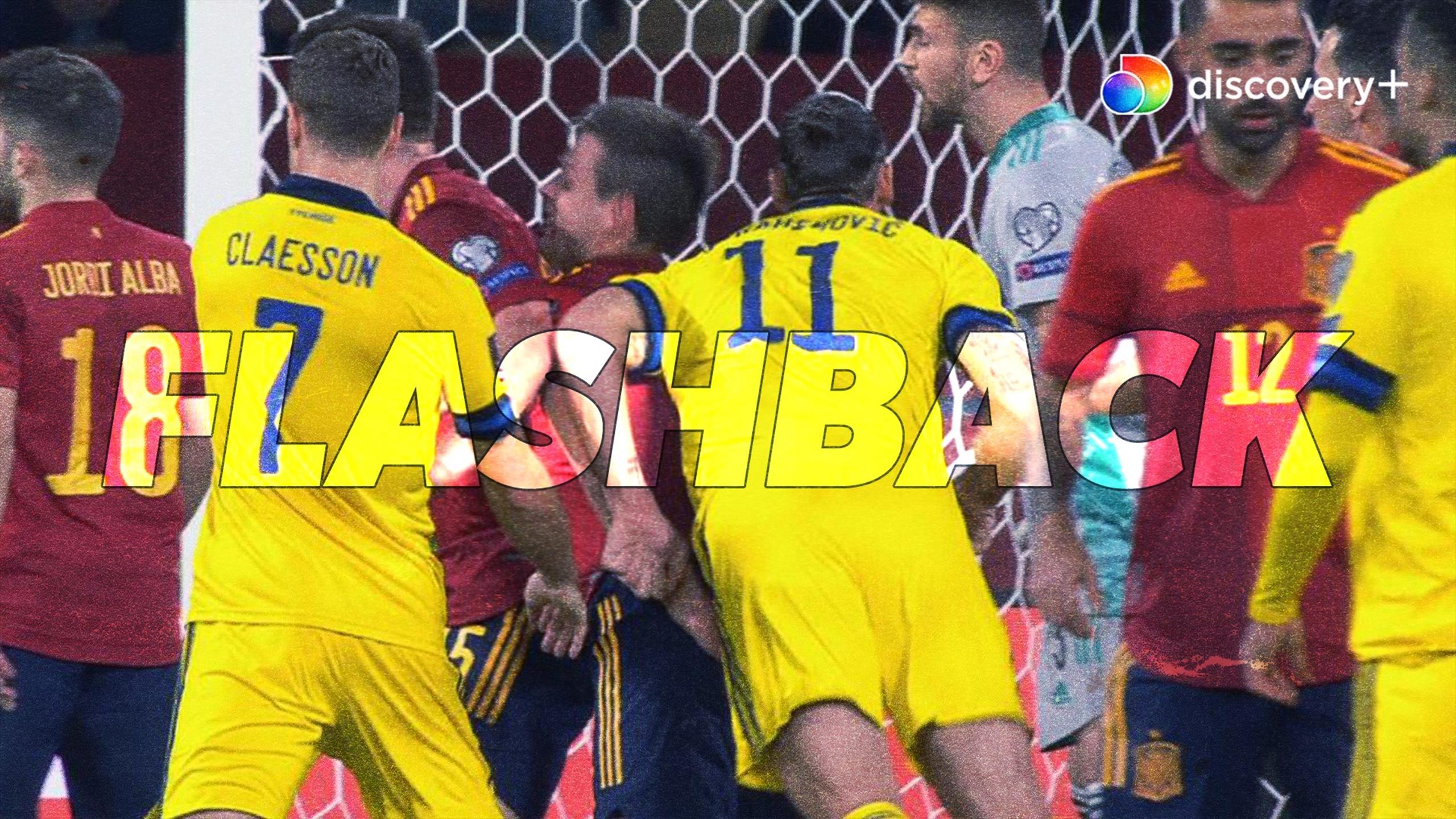 VM-kval flashback: Zlatan med svinestreg da han bankede ind i ryggen på ...