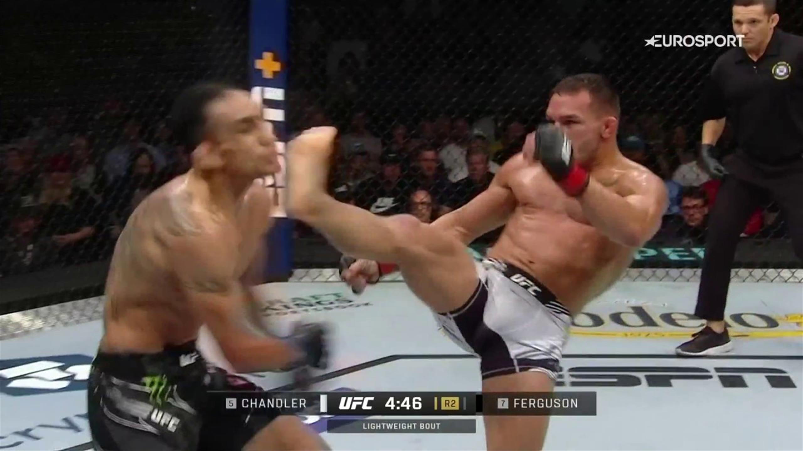 UFC 274 | Wow! Michael Chandler trapt Tony Ferguson zwaar knock-out ...