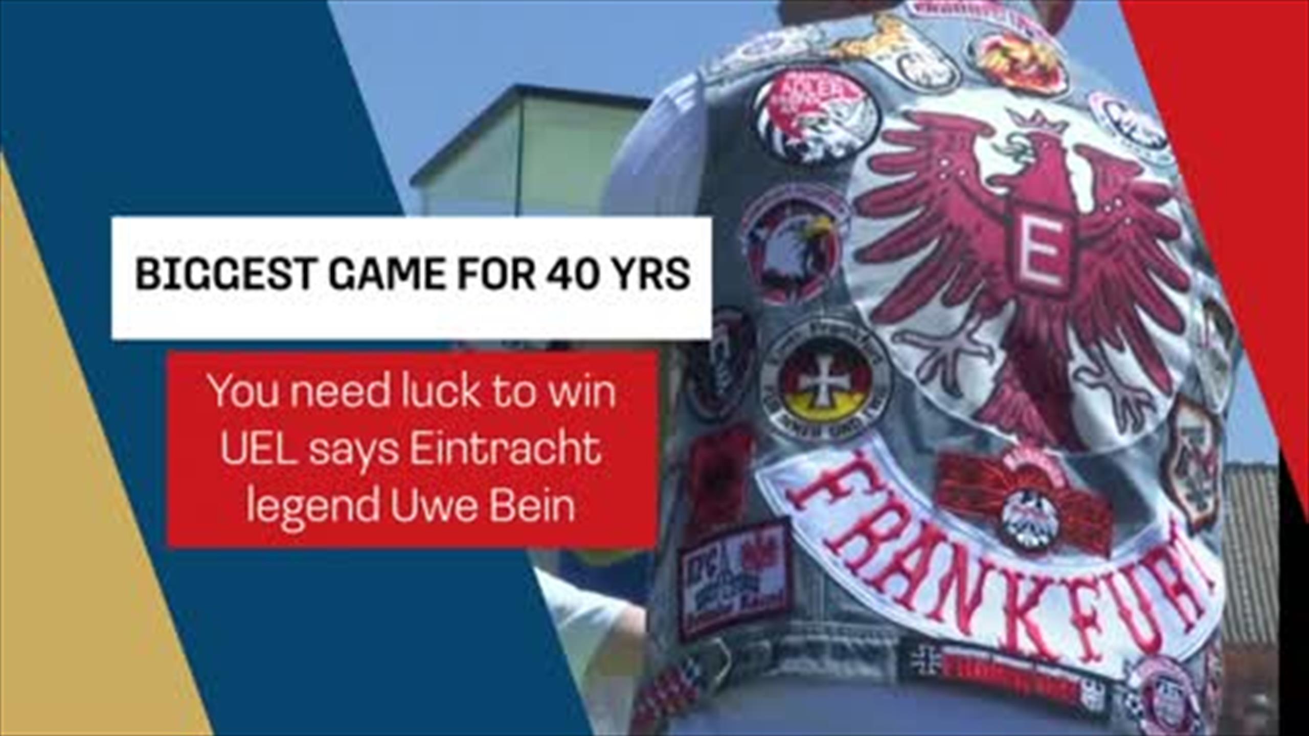 'Biggest game in 40 years' Eintracht legend Uwe Bein - Football video ...