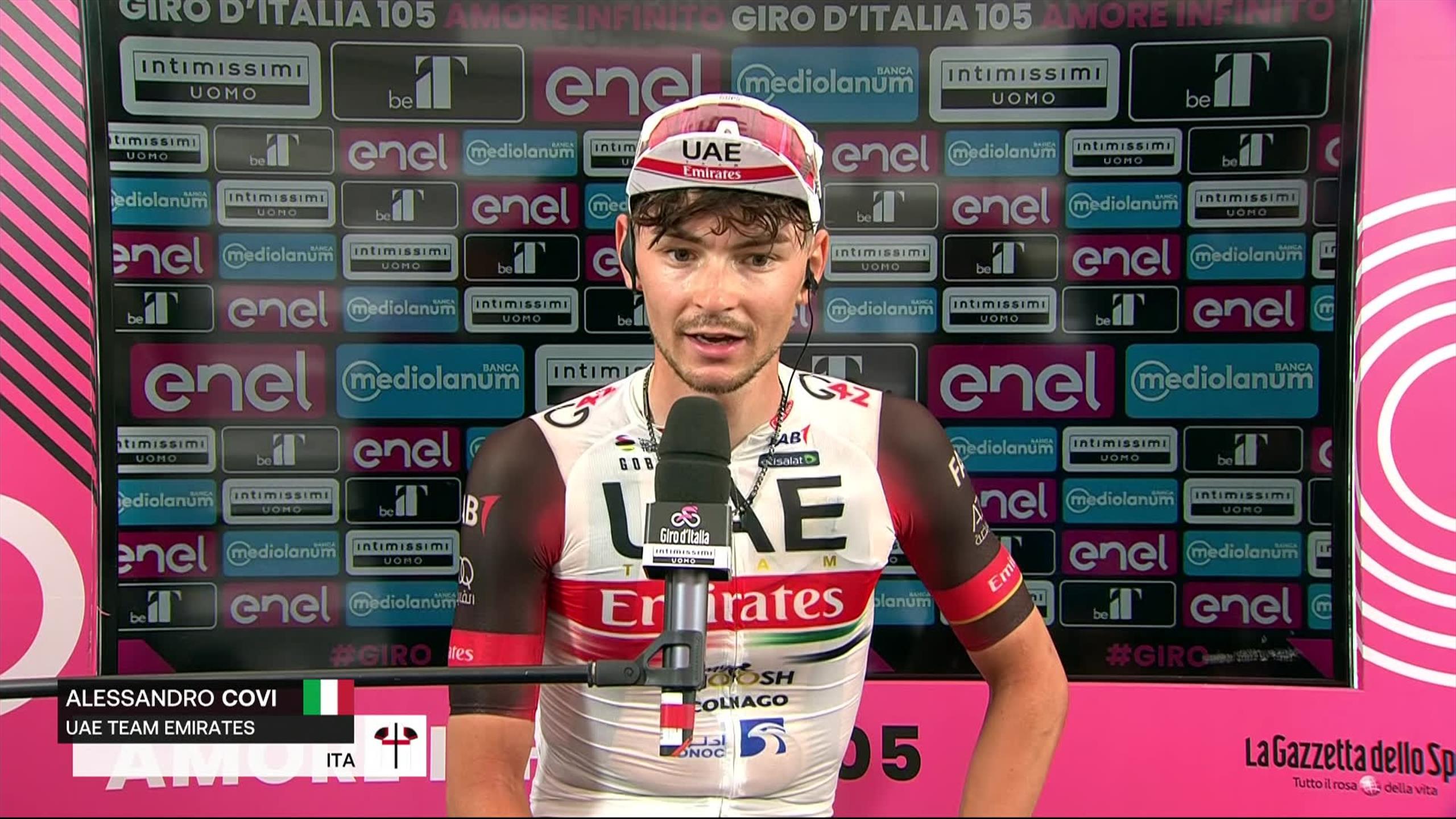 'I wanted to take one home' - Alessandro Covi on wanting to win a stage ...