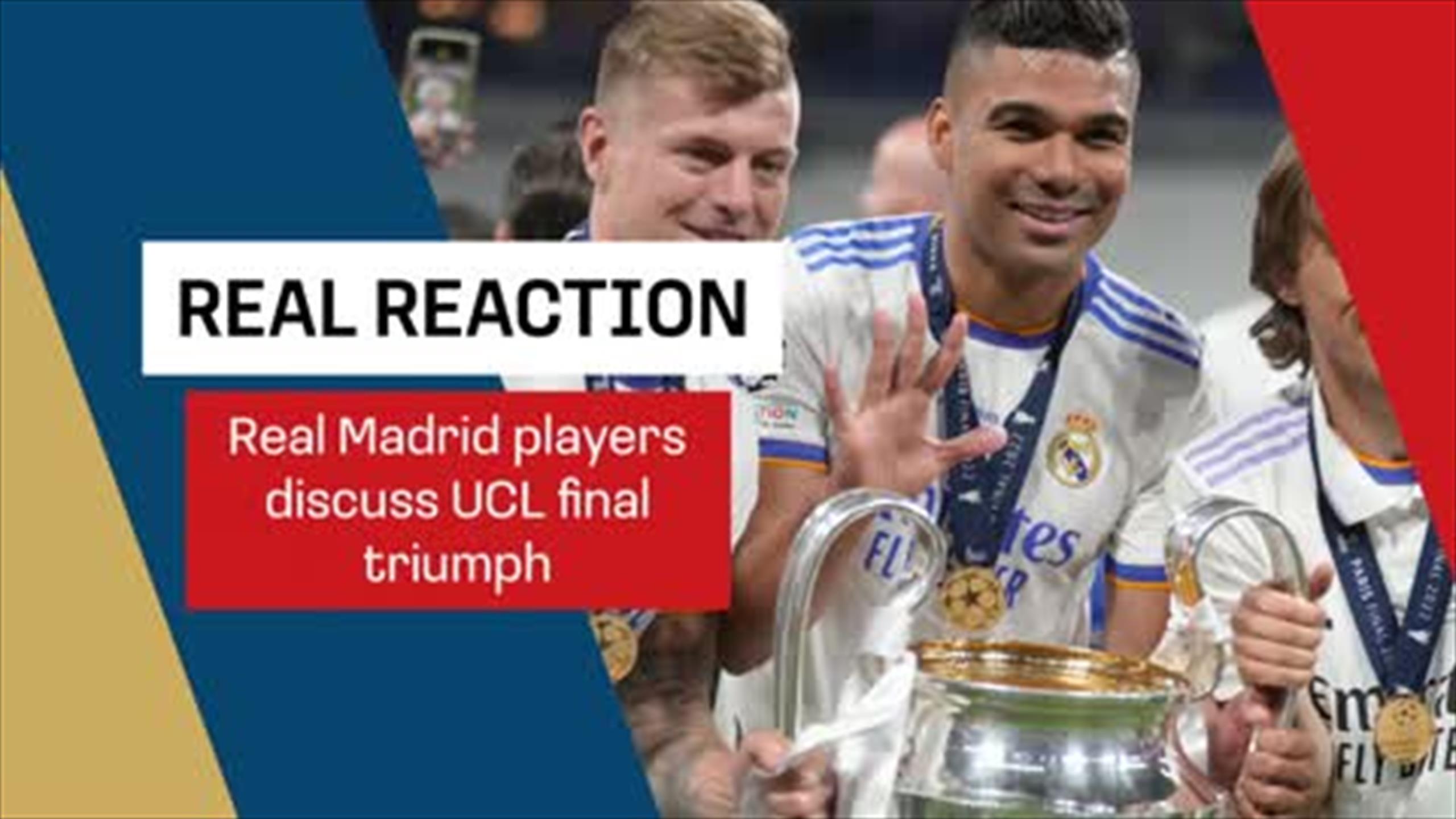 Jubilant Real Madrid players reflect on UCL triumph - Football video ...