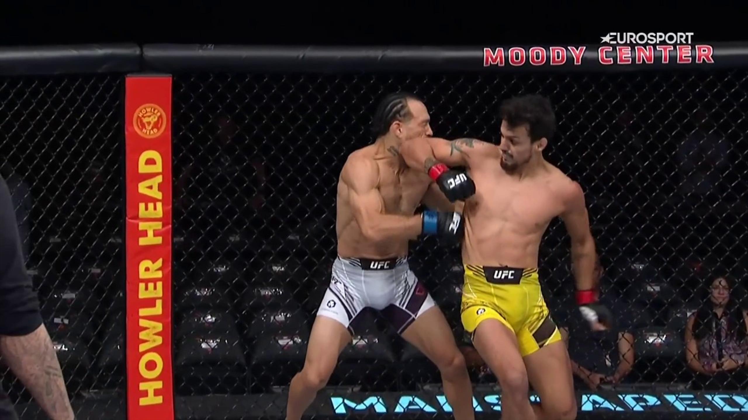 UFC Austin | Een spinning back elbow knockout voor Ricardo Ramos ...