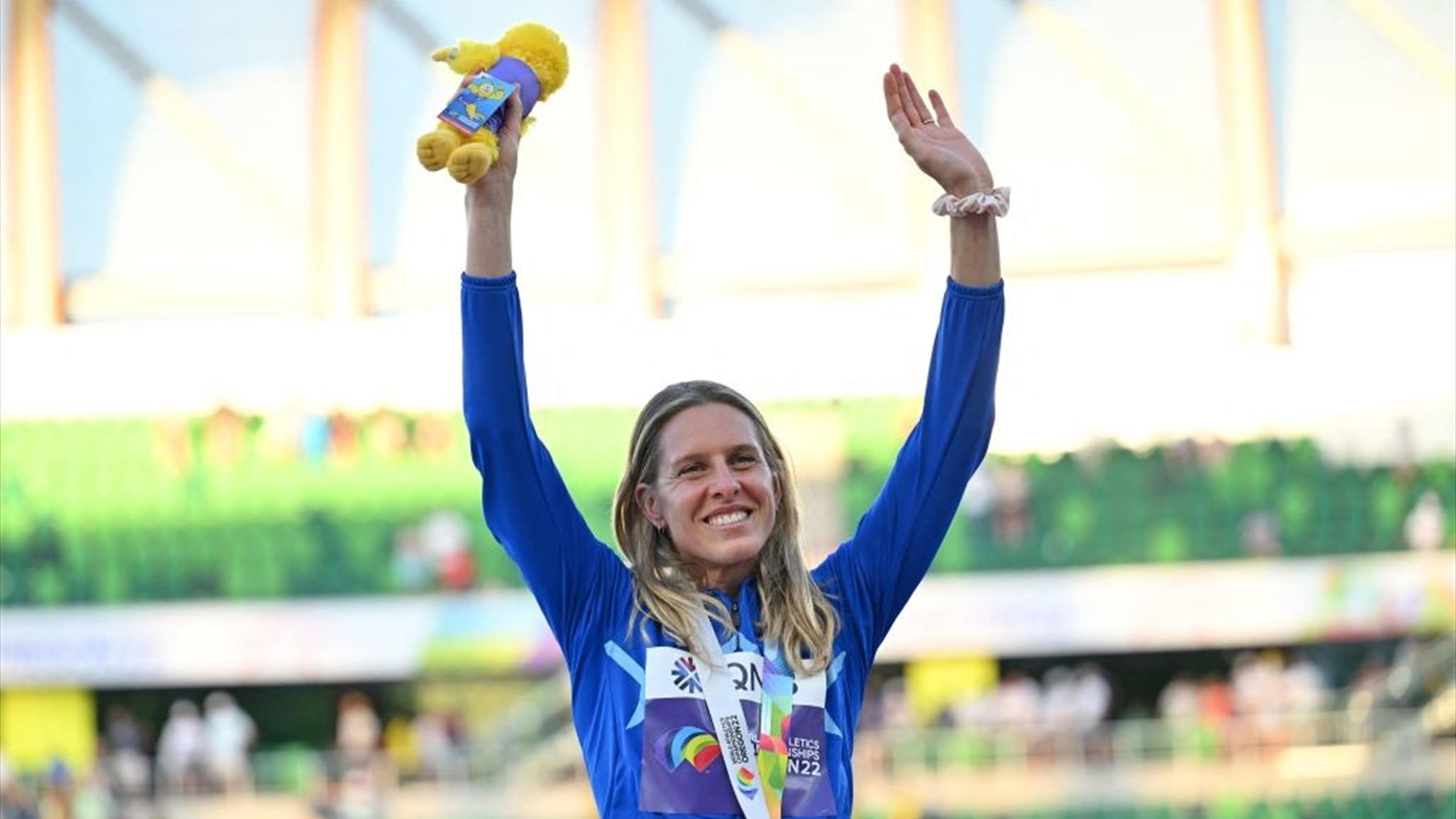 Eugene Elena Vallortigara medaglia di bronzo mondiale! Volo pazzesco a ...