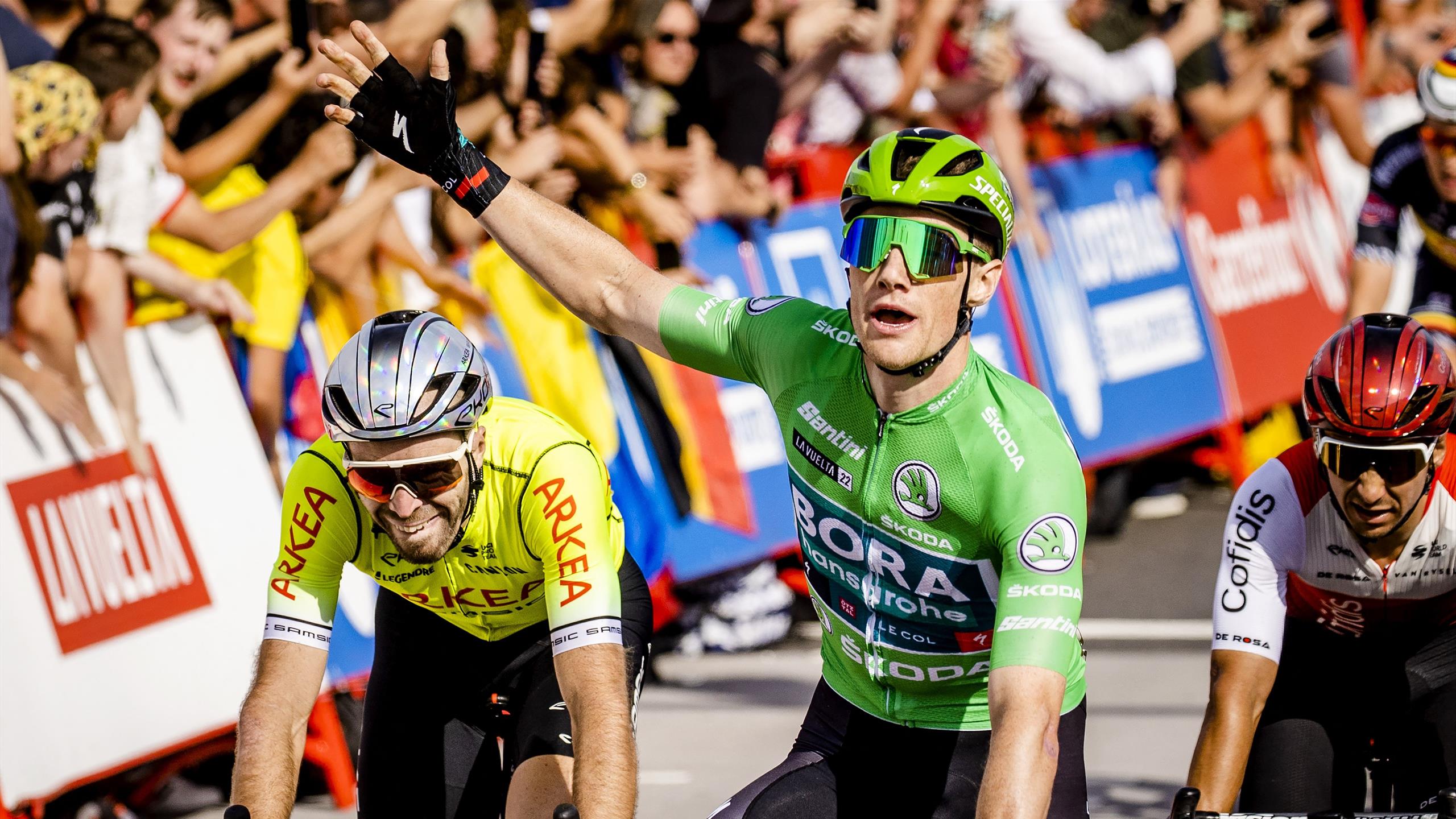 Vuelta 2022 - Highlights: Sam Bennett dominiert auch die 3. Etappe ...