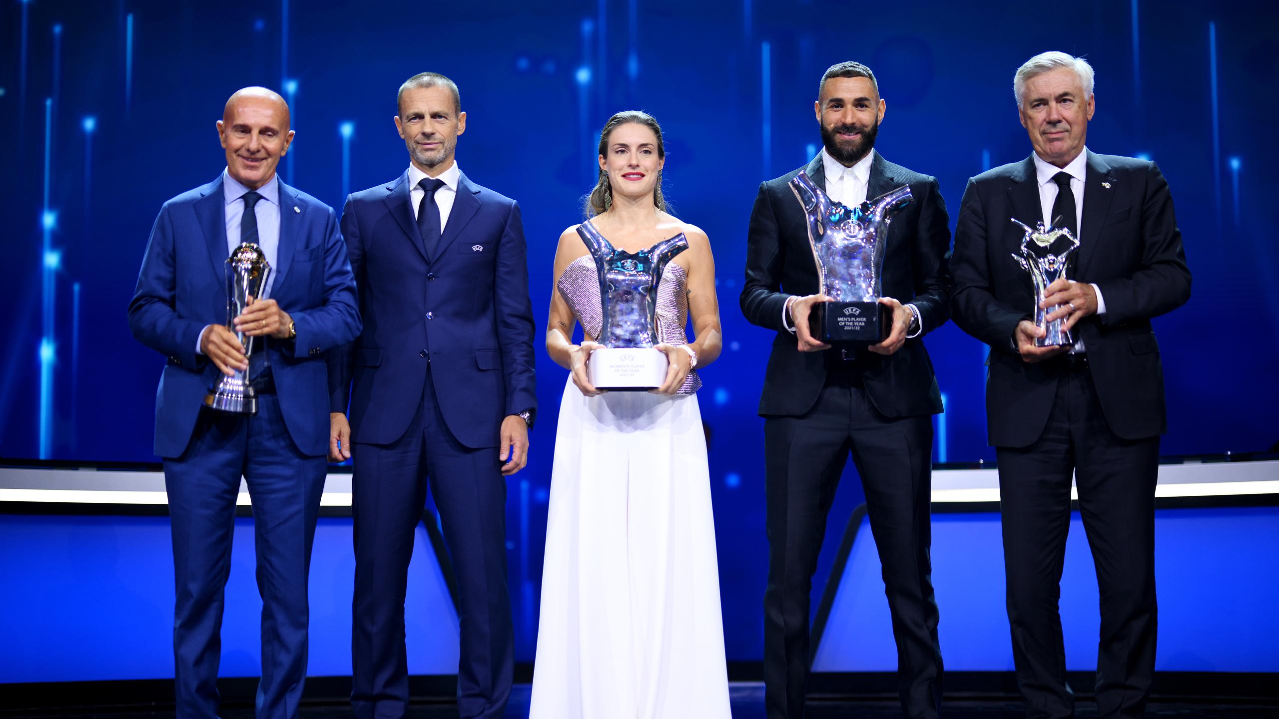Premios UEFA 2022 | El fútbol español, en lo más alto: Benzema, Alexia ...