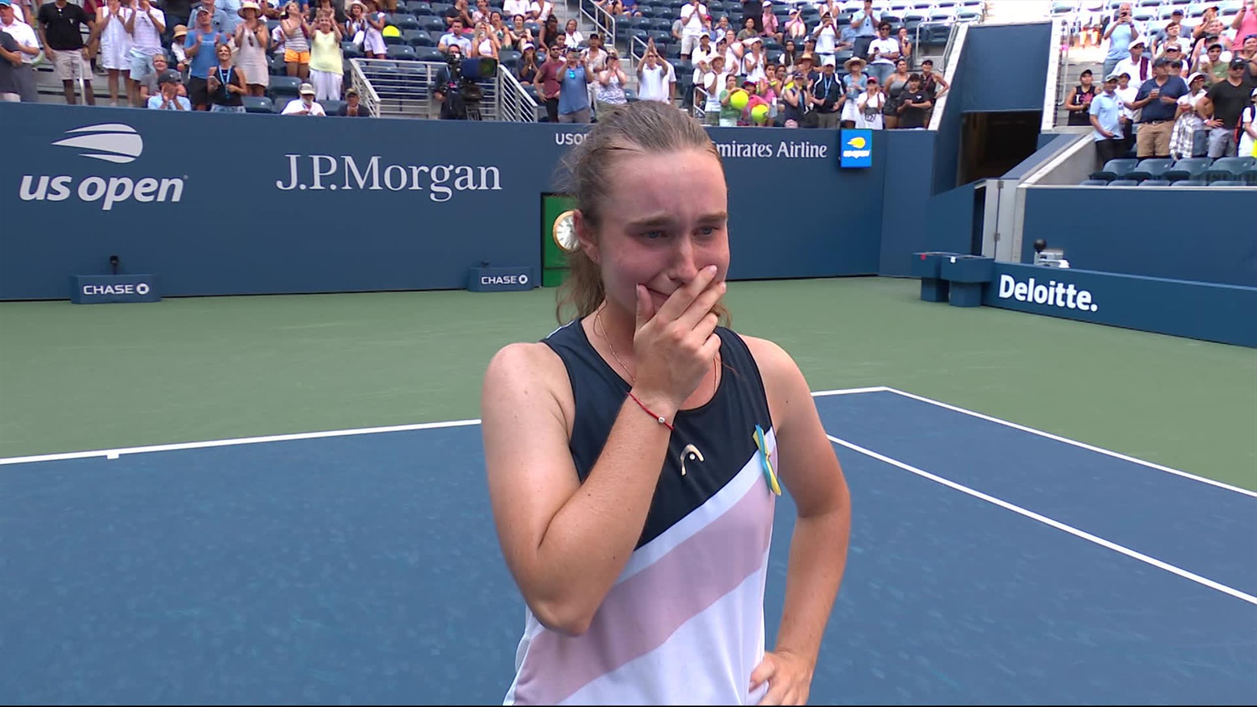 Tennis, US Open 2022 - Le dolci lacrime della qualificata Snigur che ha ...