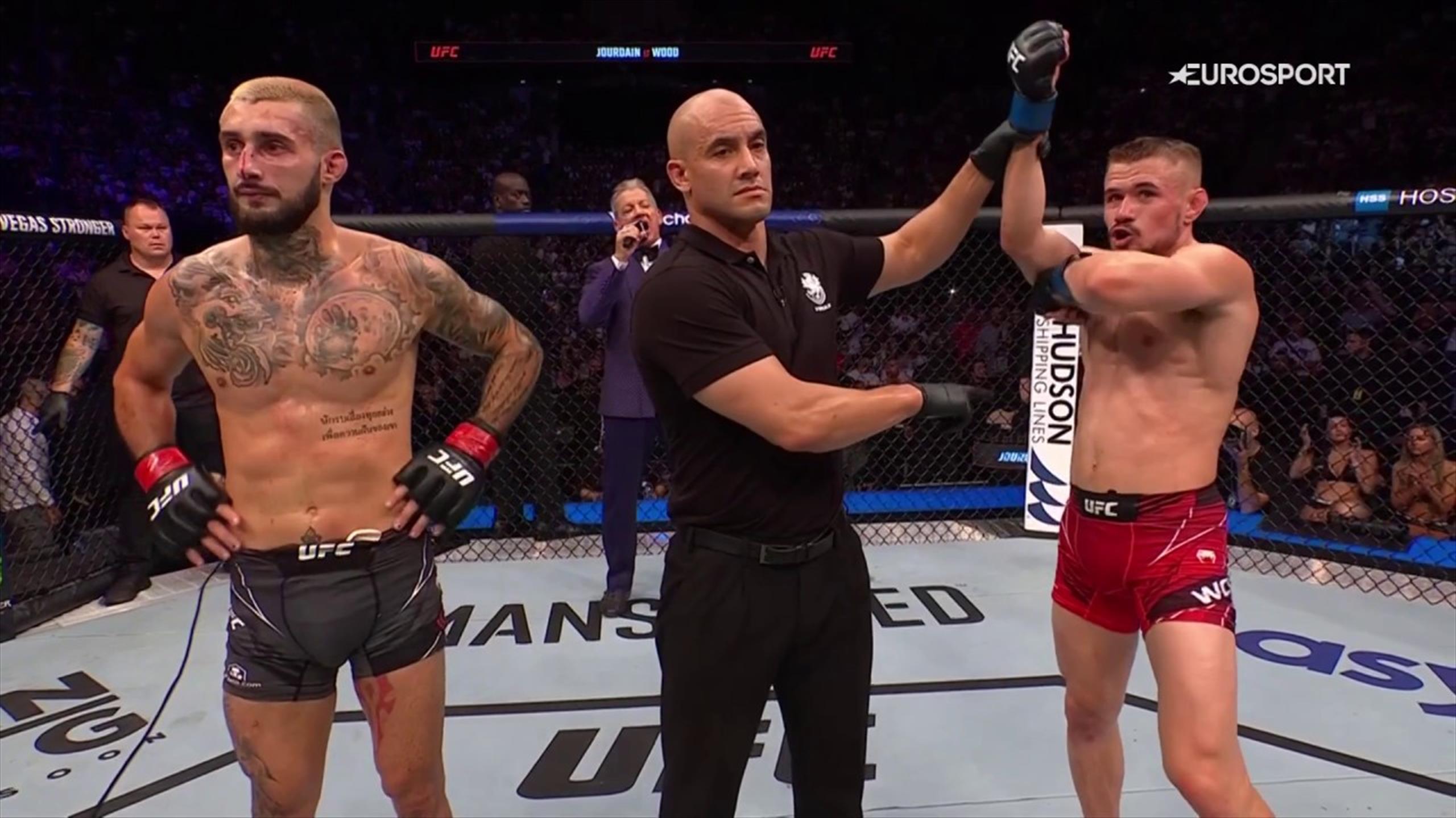 UFC Paris | Wood wint via unanimous decision - Eurosport