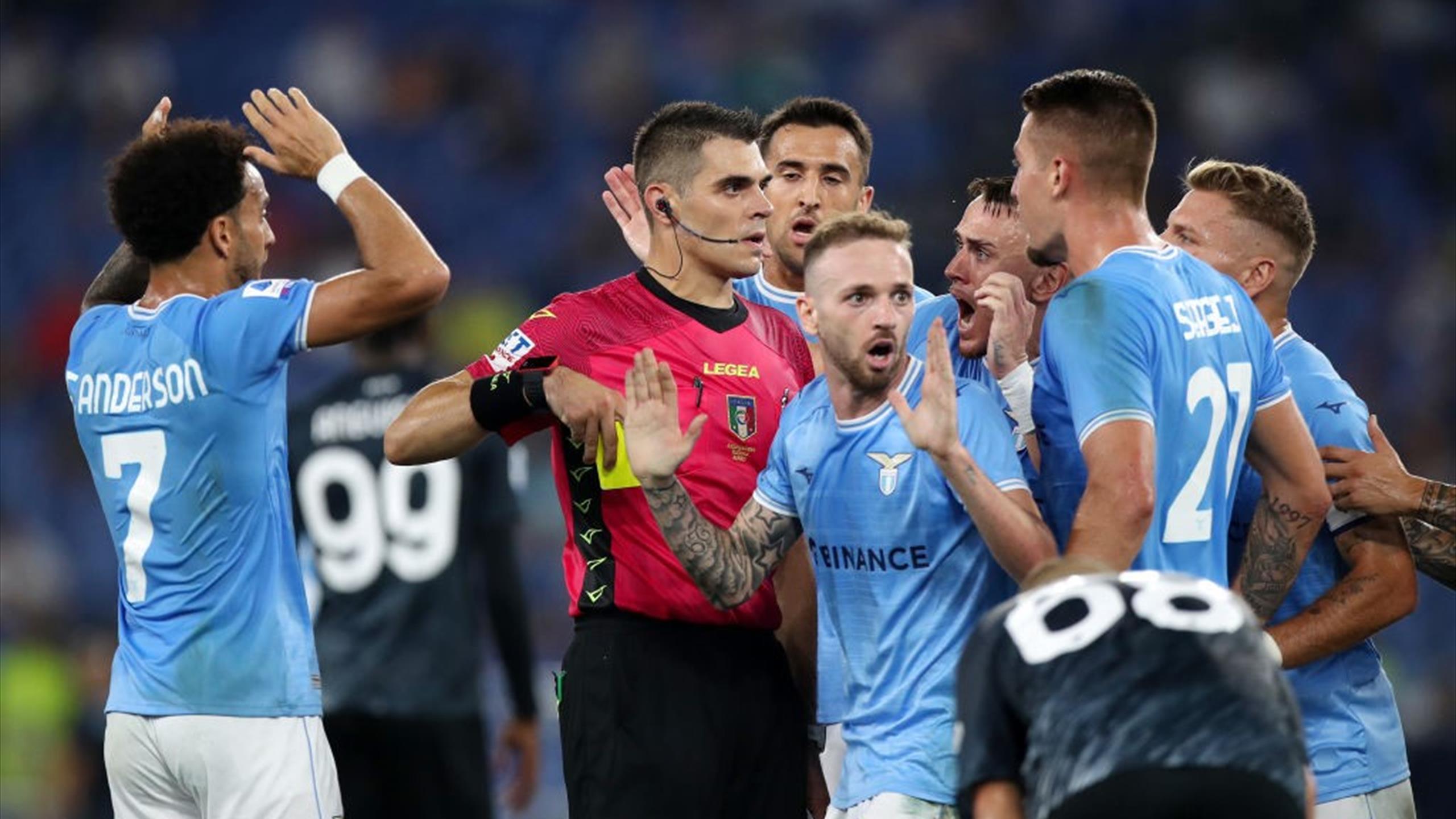 Lazio, attacco agli arbitri: "Va tutelata la regolarità del campionato ...