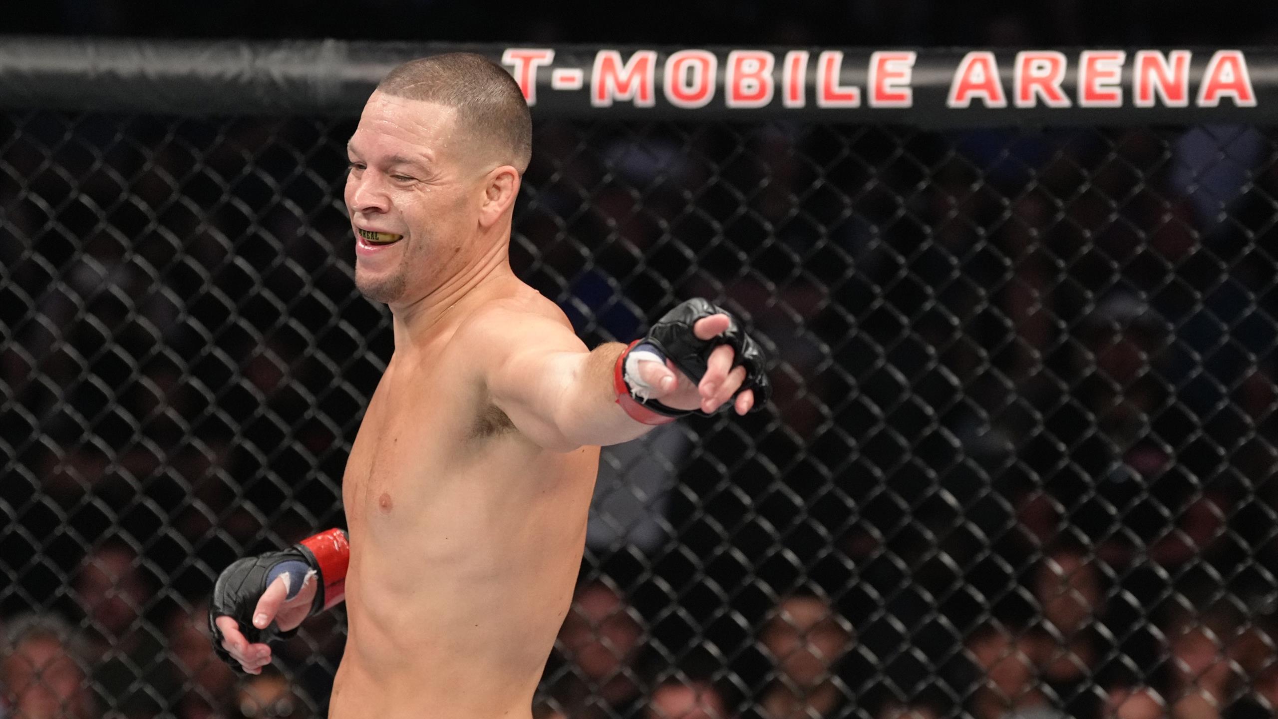 UFC 279 | Diaz verlaat de UFC met spectaculaire Guillotine Choke finish ...