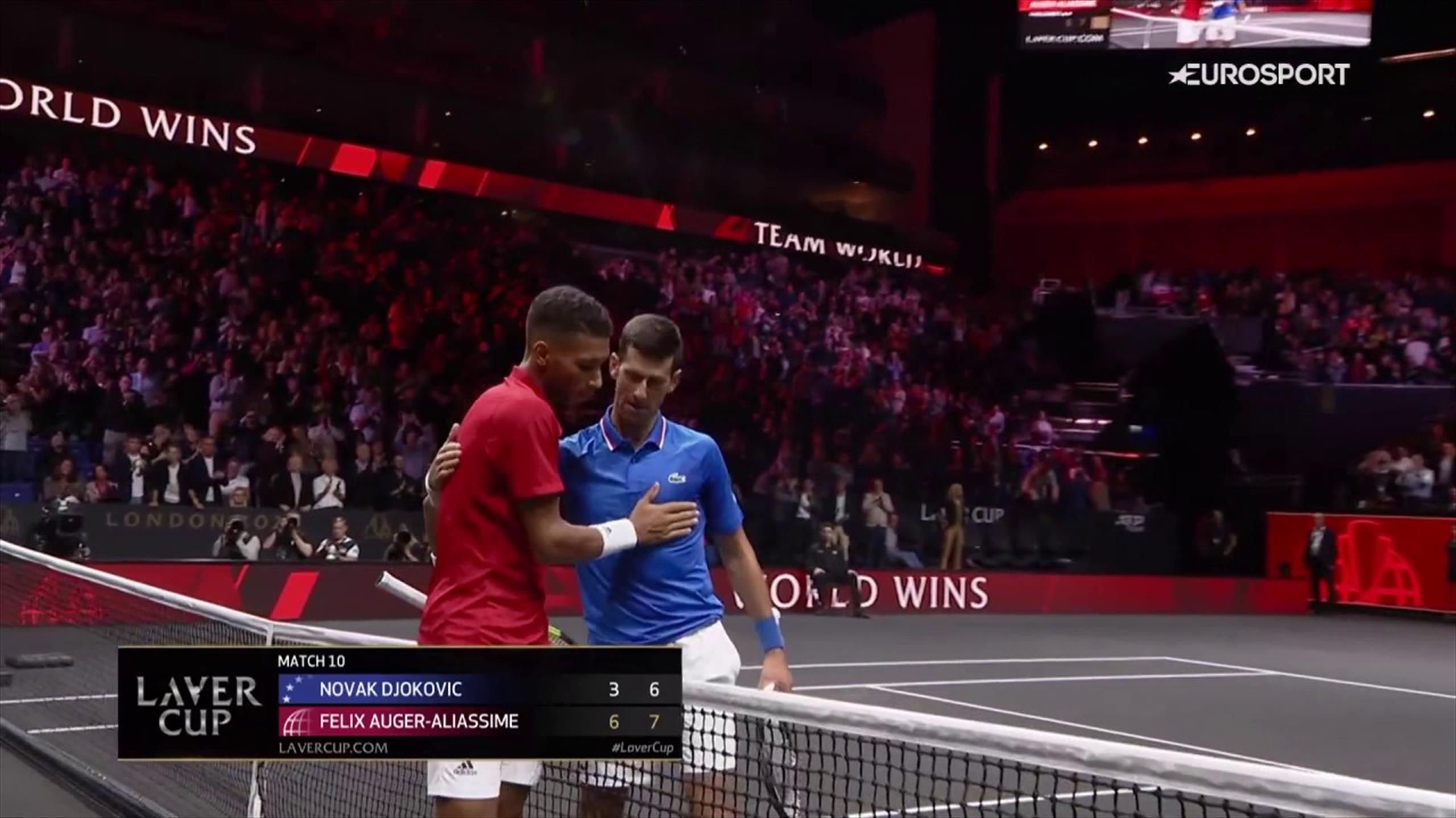 Laver Cup - Auger-Aliassime di lusso! Rivivi il perfetto match point ...