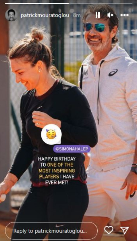 Patrick Mouratoglou, mesaj emoționant de ziua Simonei Halep! Ce a postat antrenorul - Eurosport