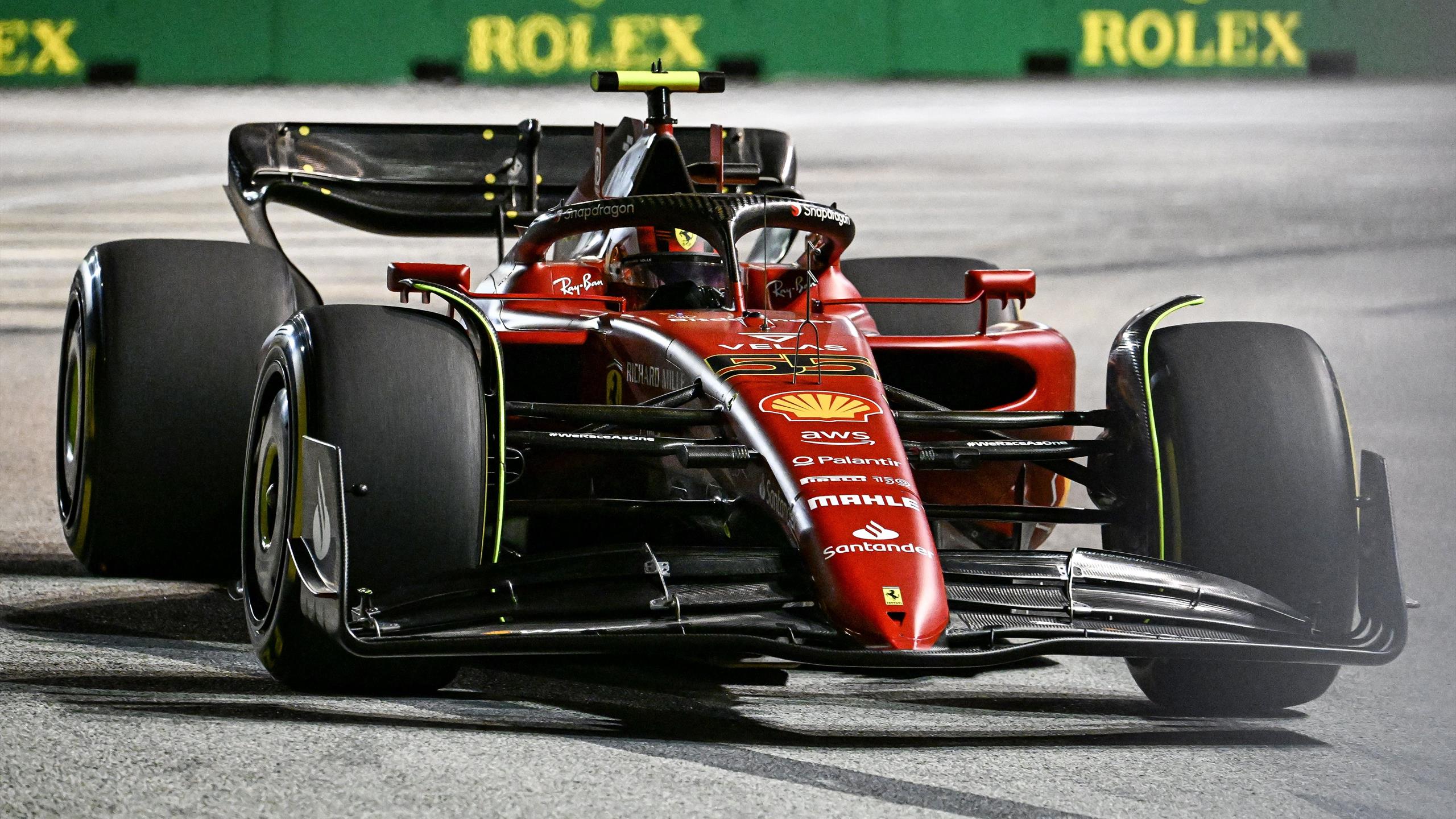 Doppietta Ferrari nella FP2 di Singapore. Sainz il più veloce davanti ...
