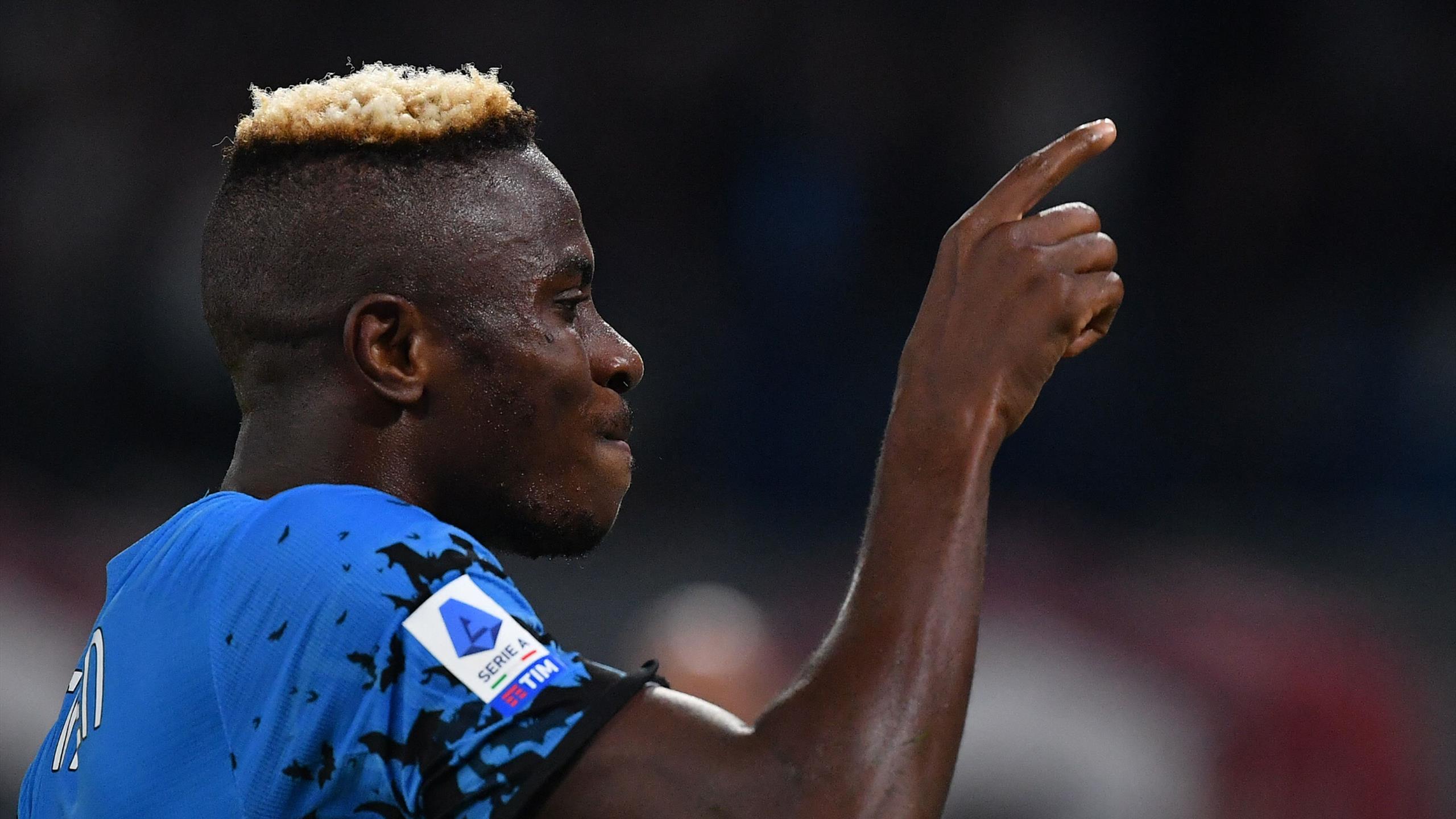 Serie A - Victor Osimhen conforte la place de leader de Naples - Eurosport