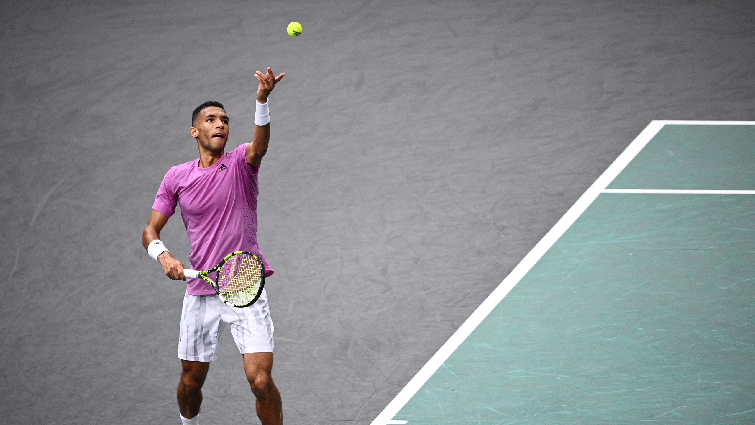 Rolex Paris Masters - Félix Auger-Aliassime domine Frances Tiafoe et file en demies - Eurosport