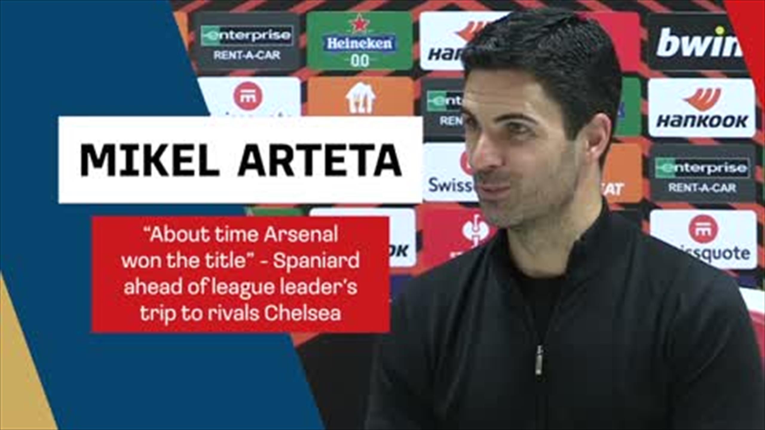 Mikel Arteta on 19-year wait for Premier League title - 'About time Arsenal won the league ...