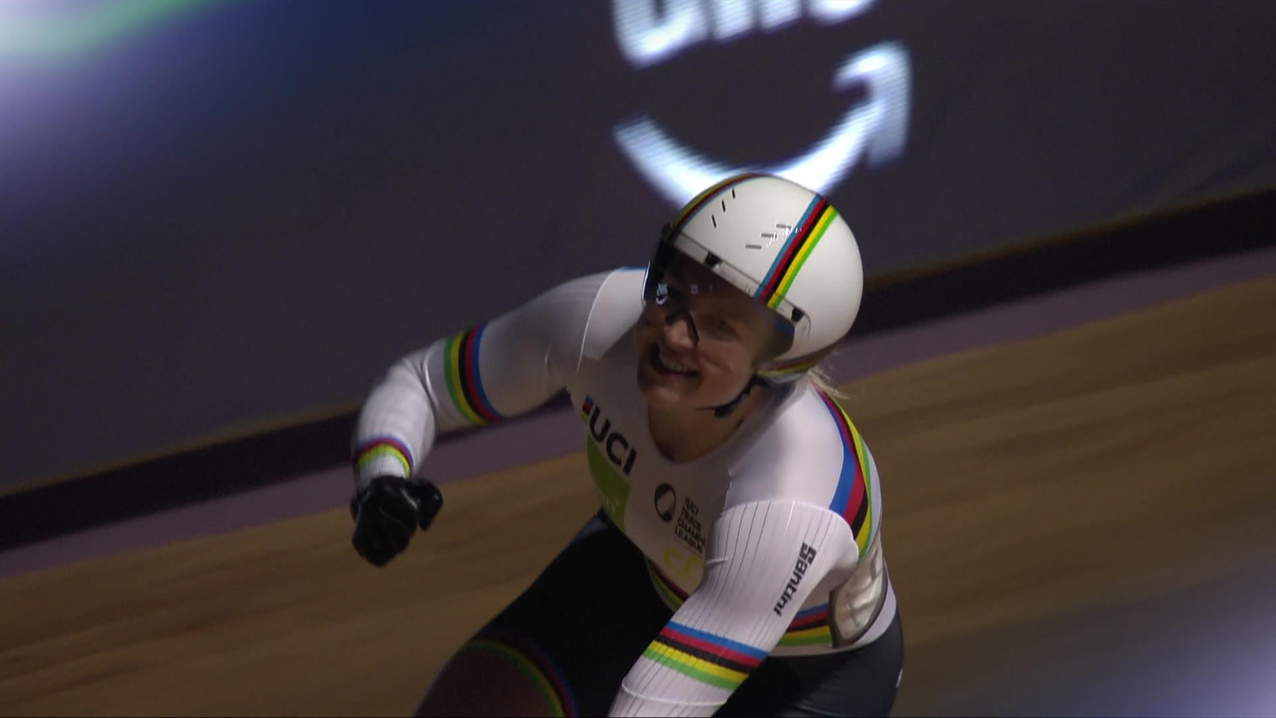 UCI Track Champions League | Mathilde Gros a câștigat cursa de sprint ...
