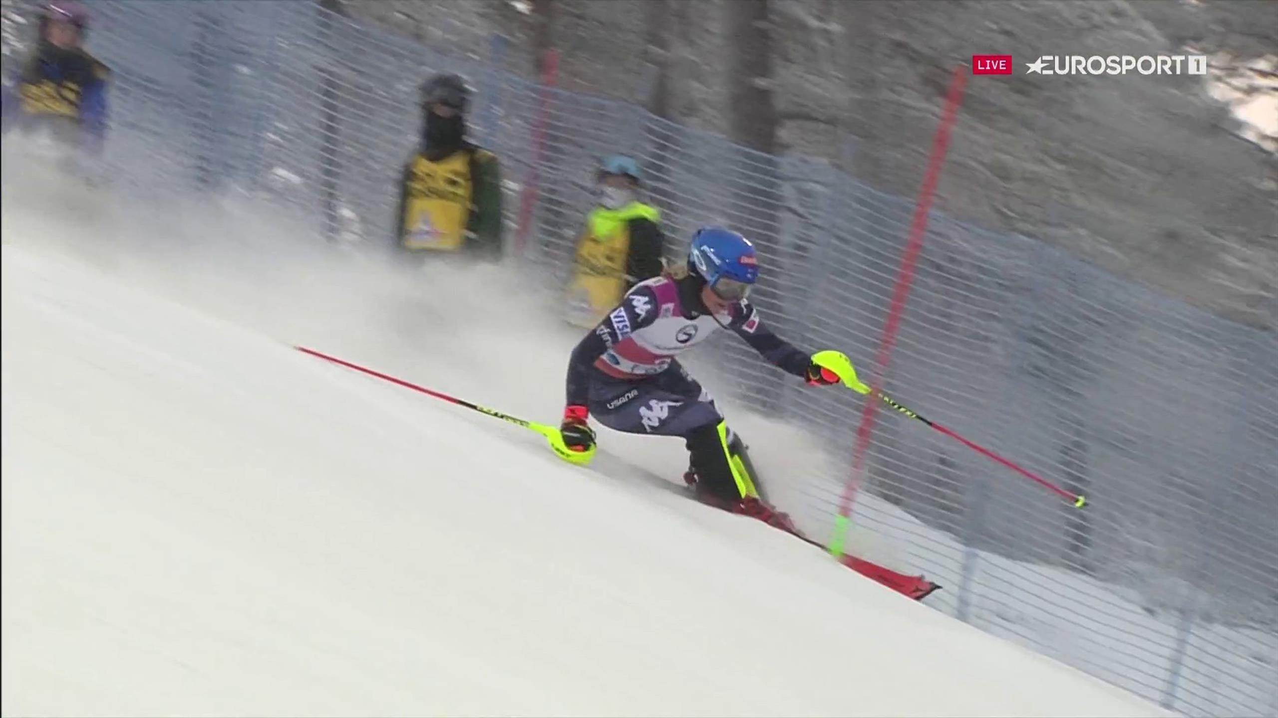 SLALOM LEVI - Shiffrin bute également dans le mur : le slalom de l ...