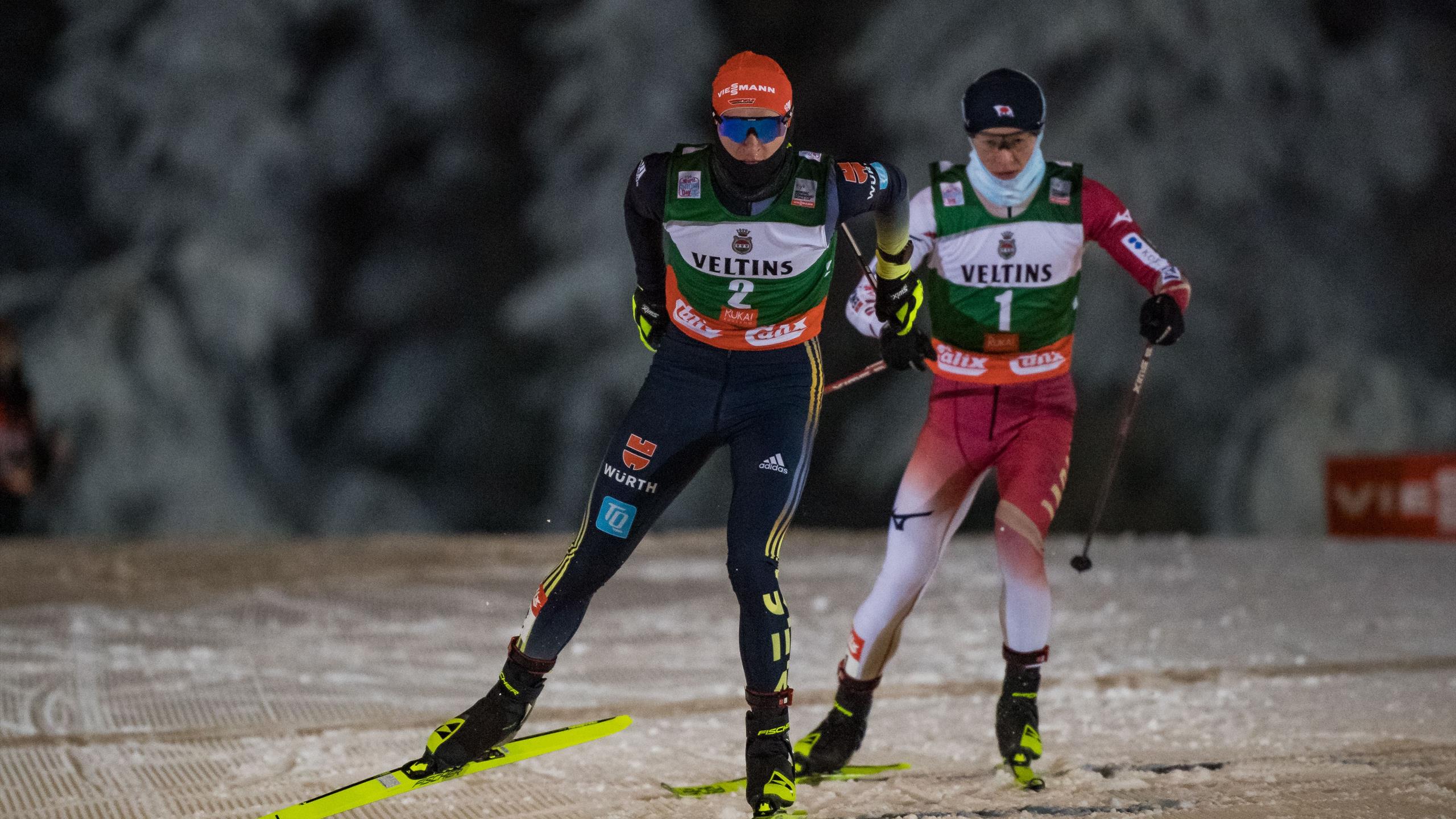 Nordische Kombination: Julian Schmid stürmt in Ruka erneut aufs Podest ...