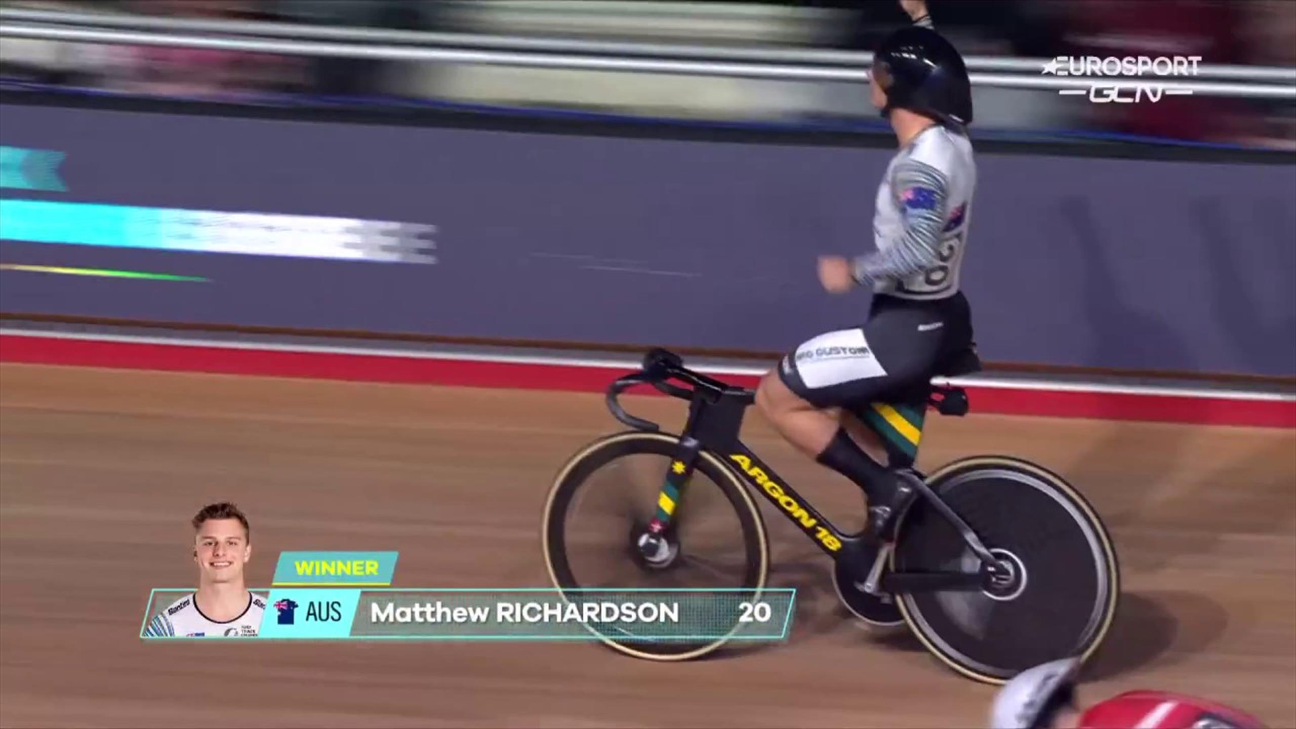 UCI Track Champions League: 'A huge moment!' - Matthew Richardson wins ...