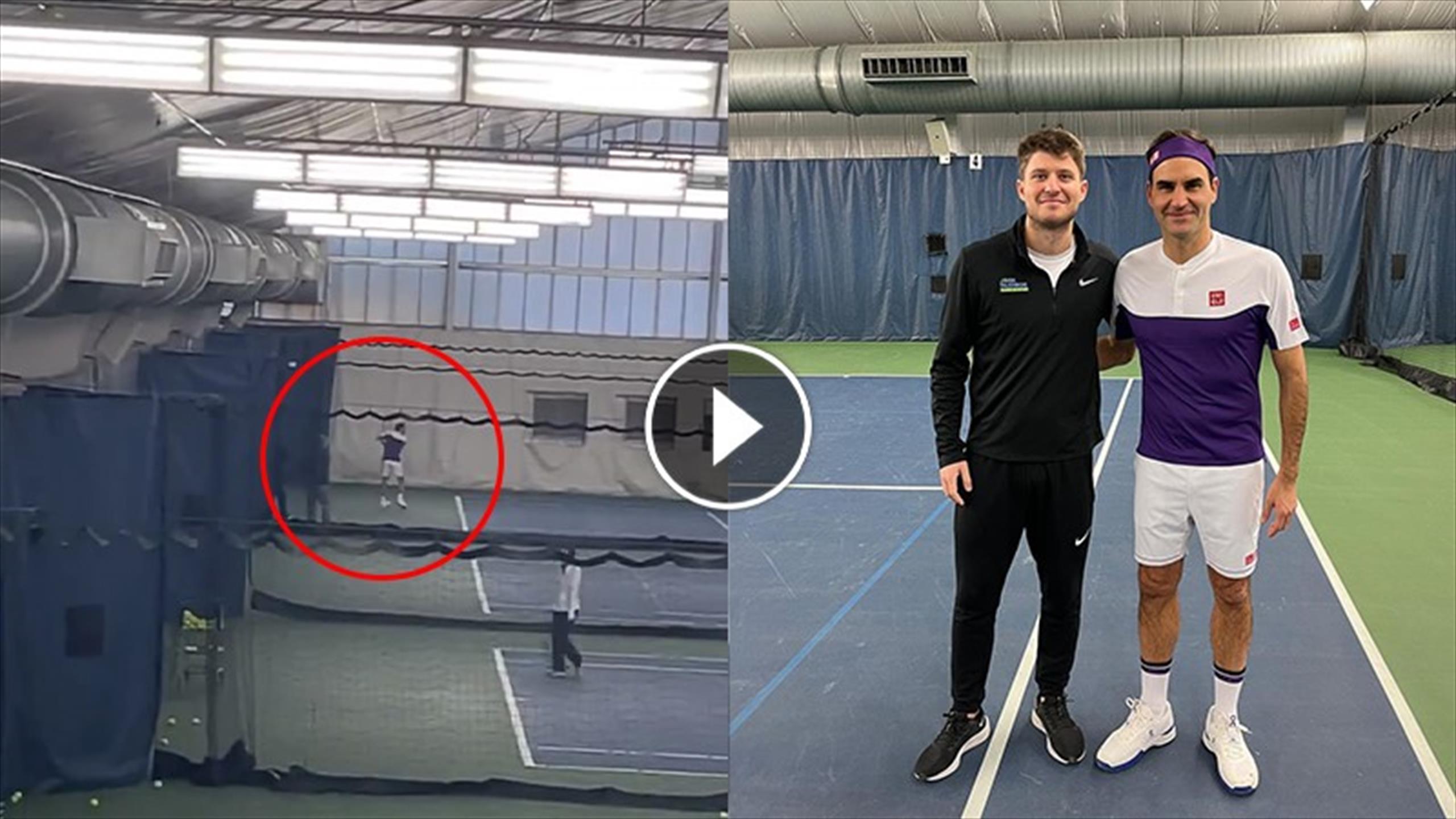 Roger Federer torna in campo: avvistato in allenamento a New York - Eurosport